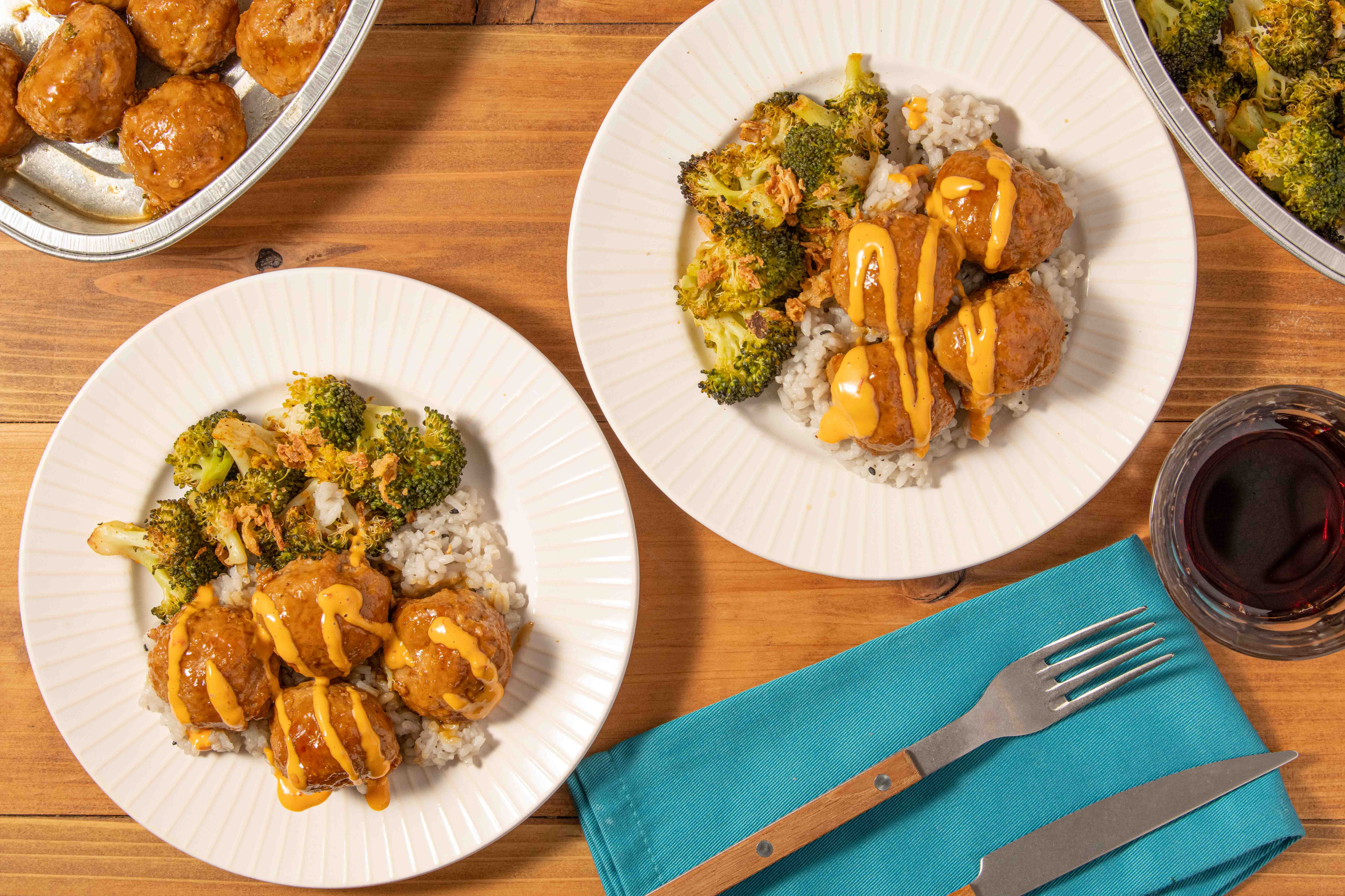 Spicy Boom Boom Turkey Meatballs Recipe - Home Chef