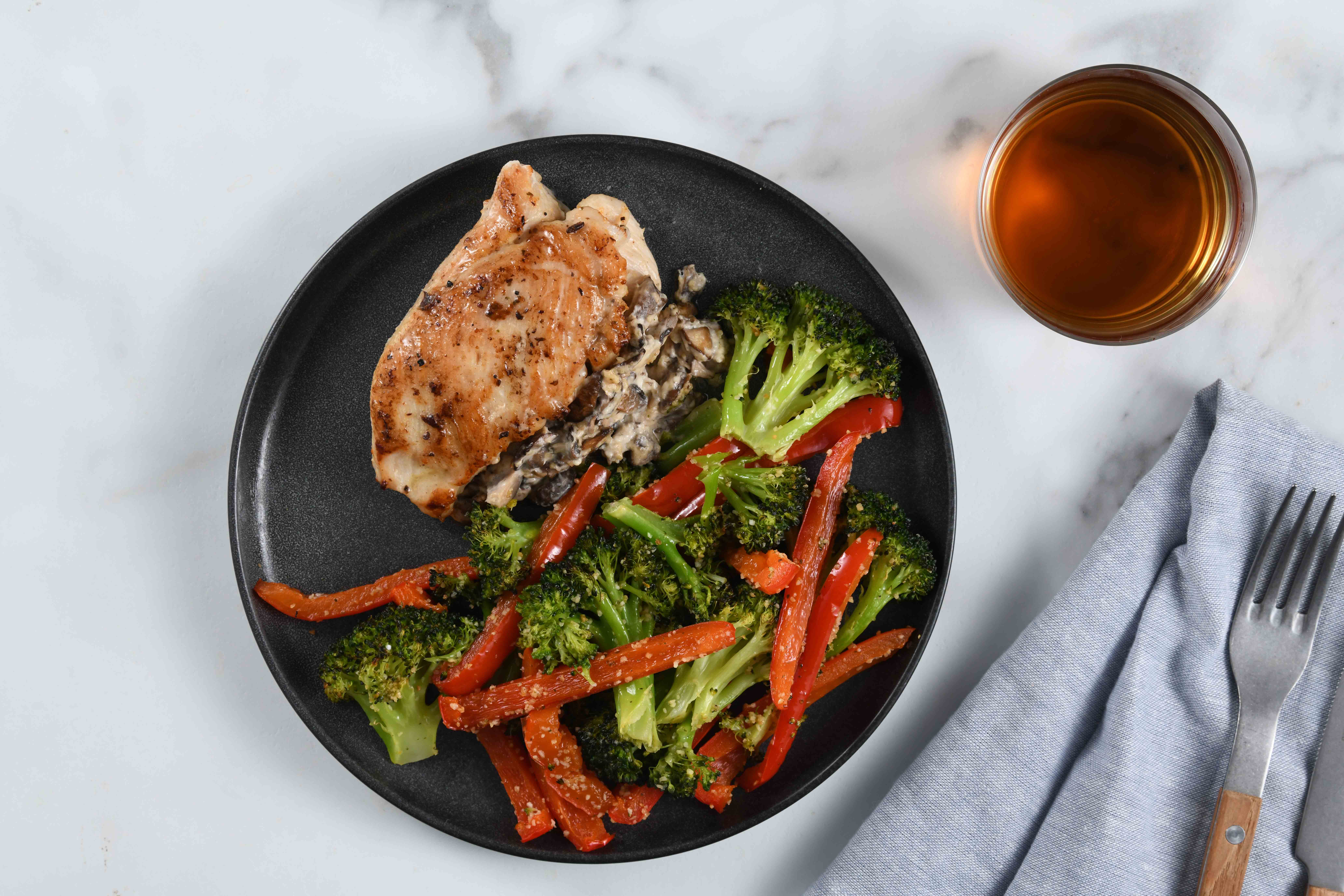 Mushroom-Stuffed Chicken and Truffle Butter Recipe - Home Chef