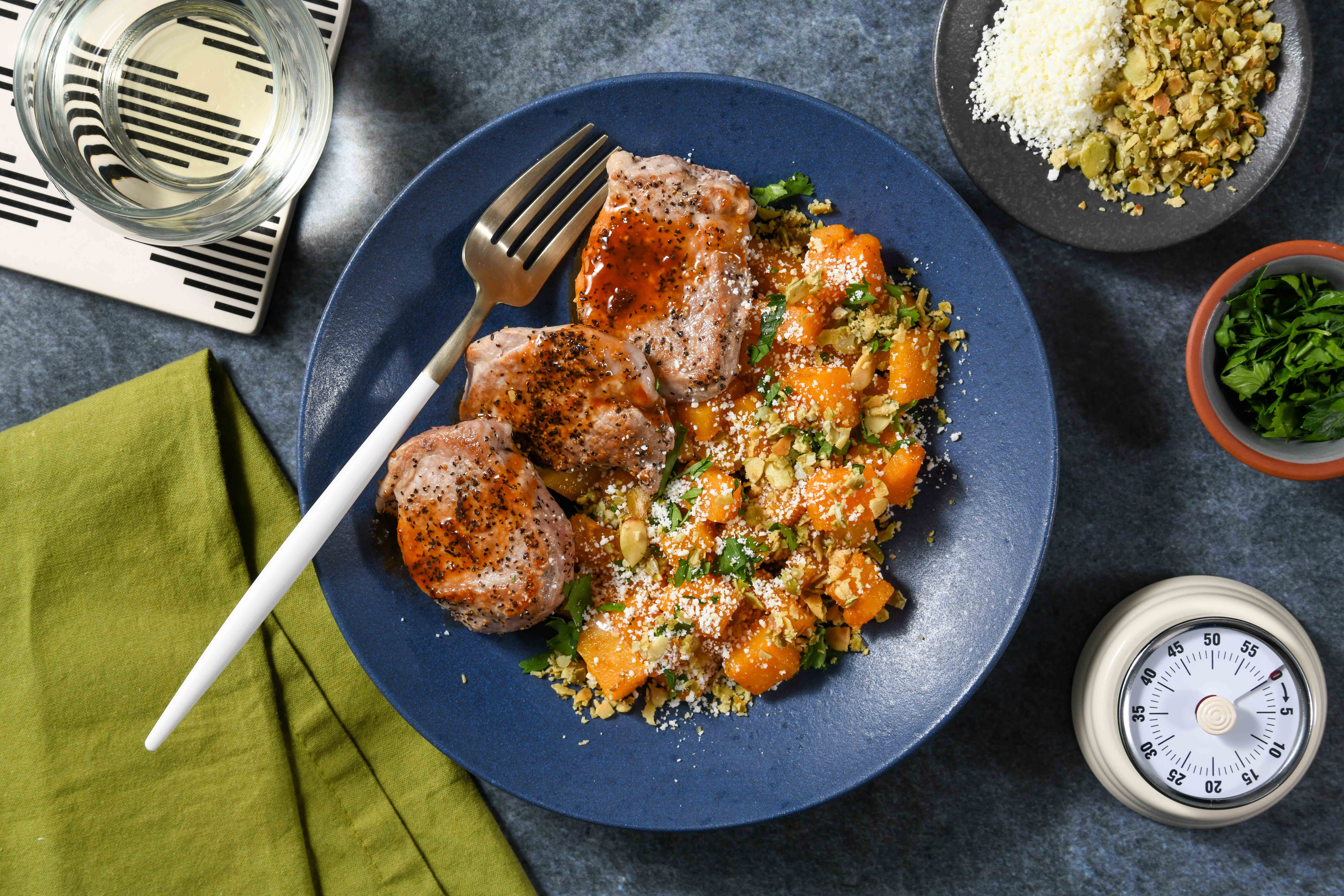Spicy Maple Butter Pork Medallions Recipe - Home Chef