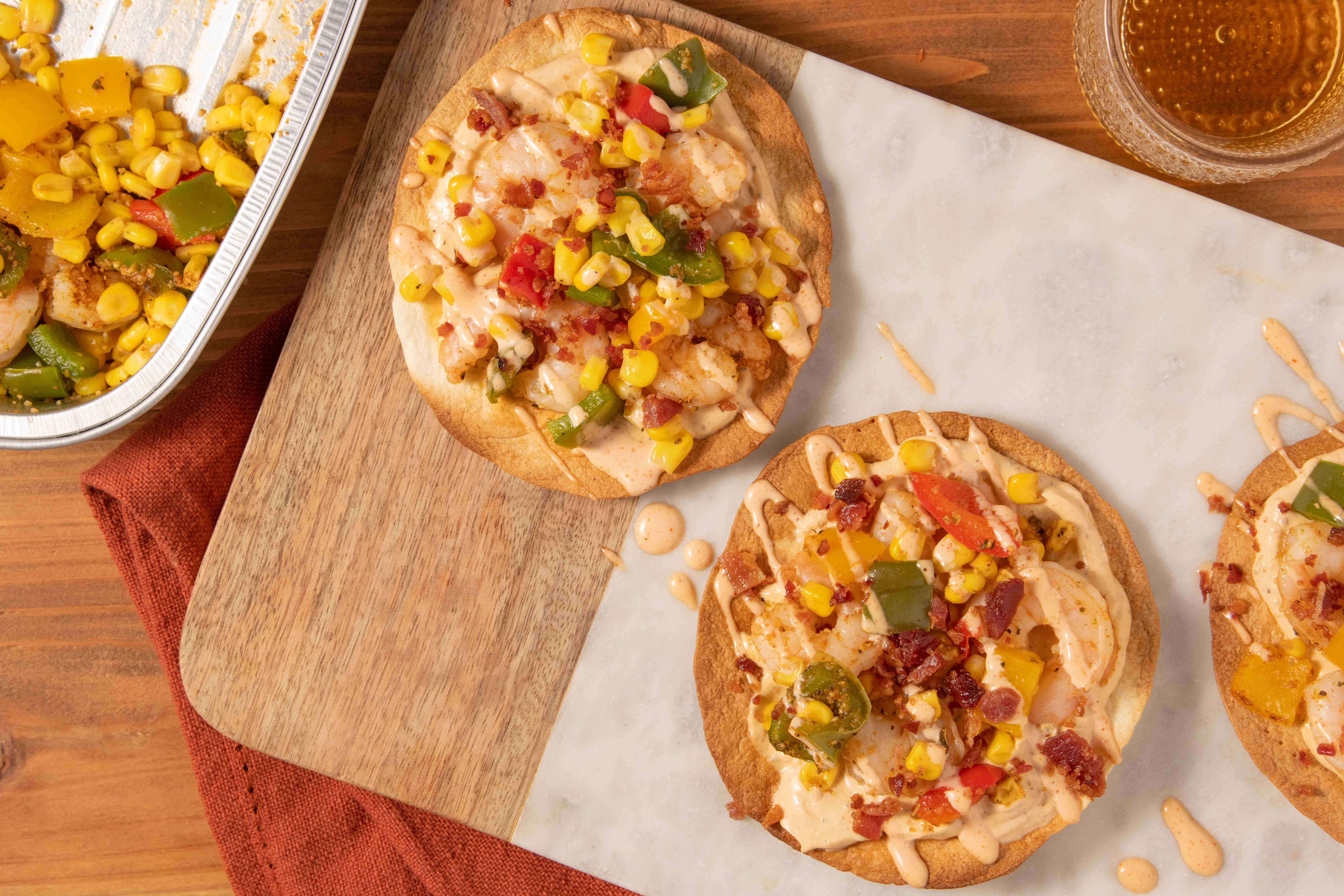 Spicy Cajun-Style Shrimp Tostadas Recipe - Home Chef