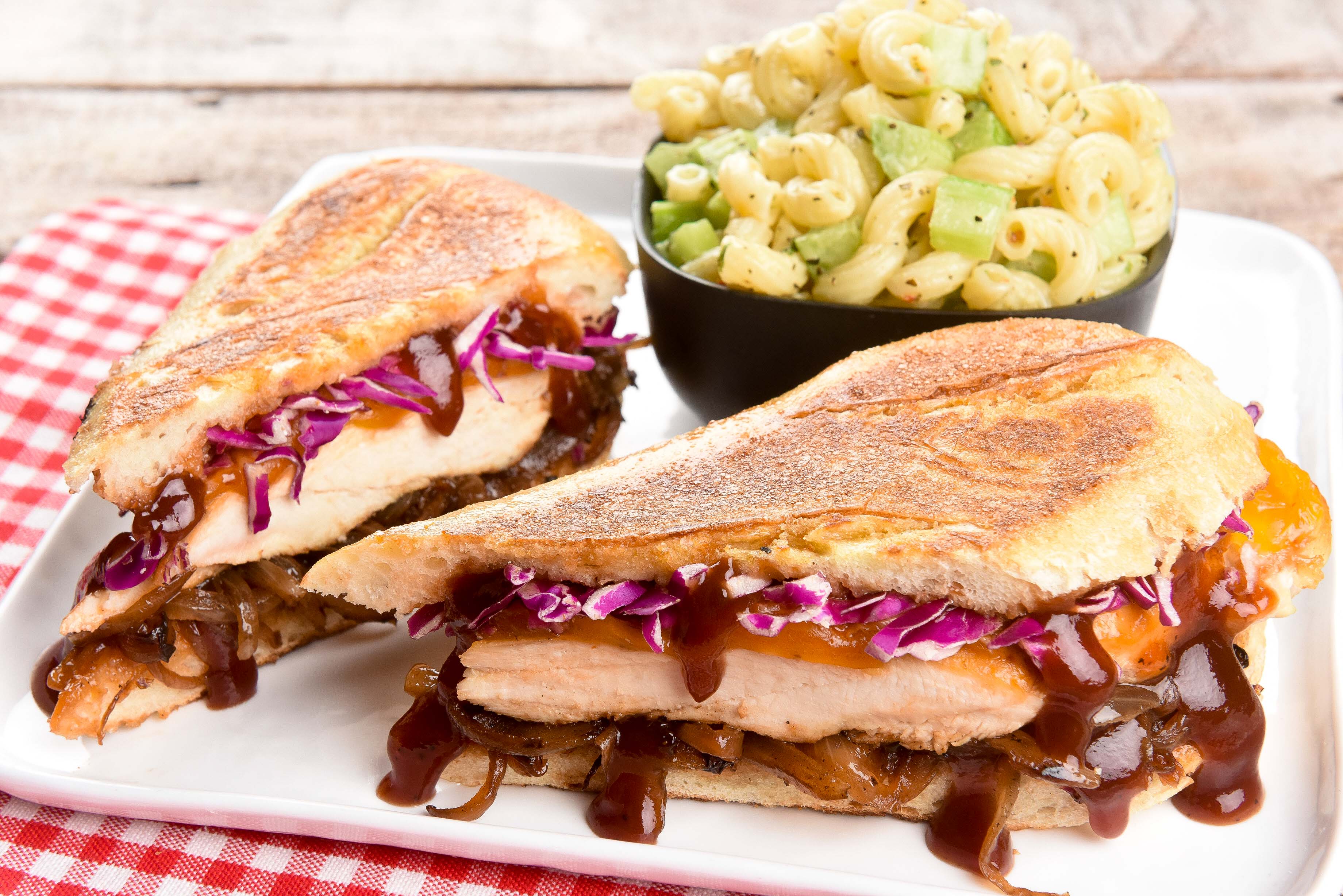 BBQ Chicken Panini with Cheddar Cheese Recipe - Home Chef