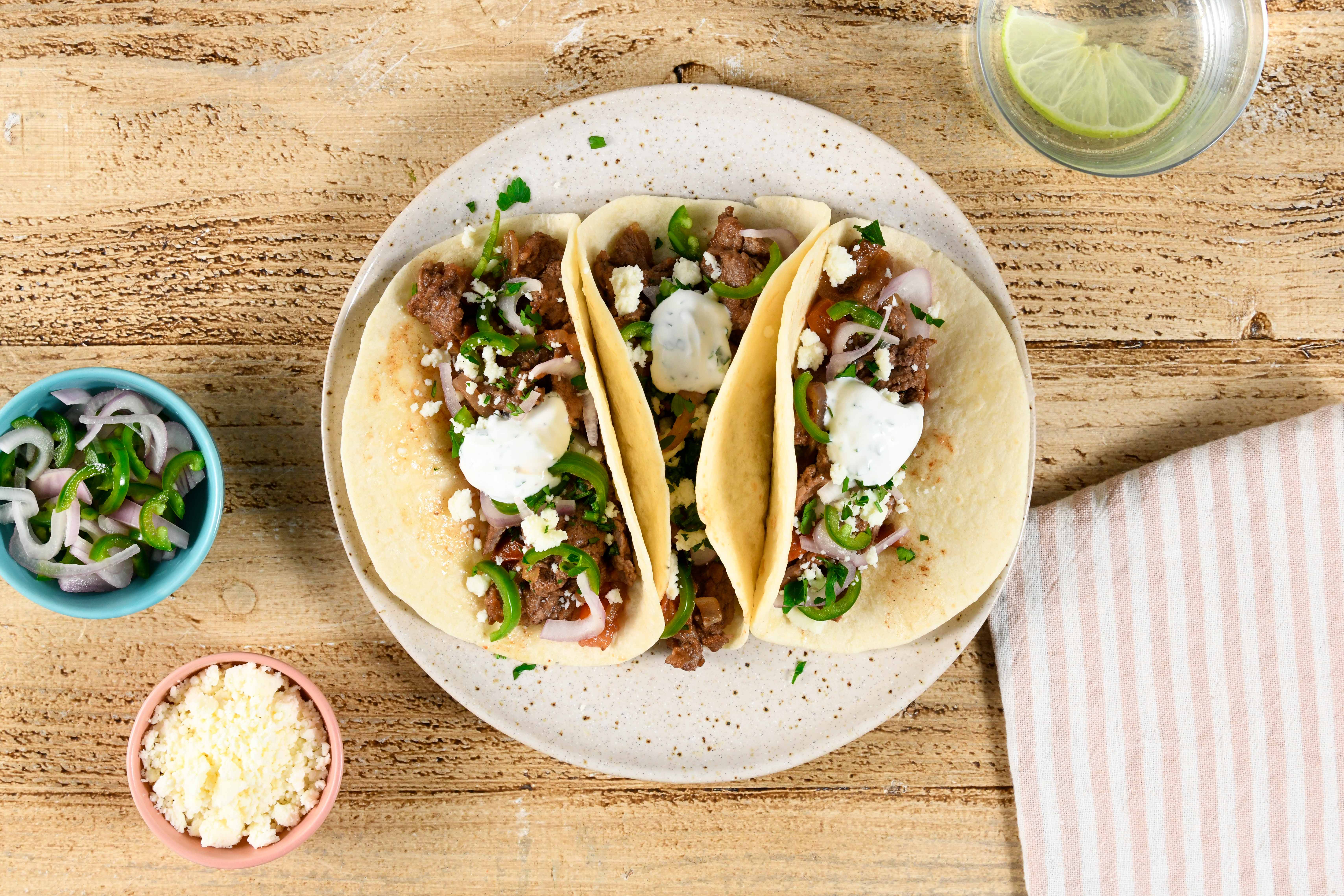 One-Pan Barbacoa Steak Tacos Recipe - Home Chef