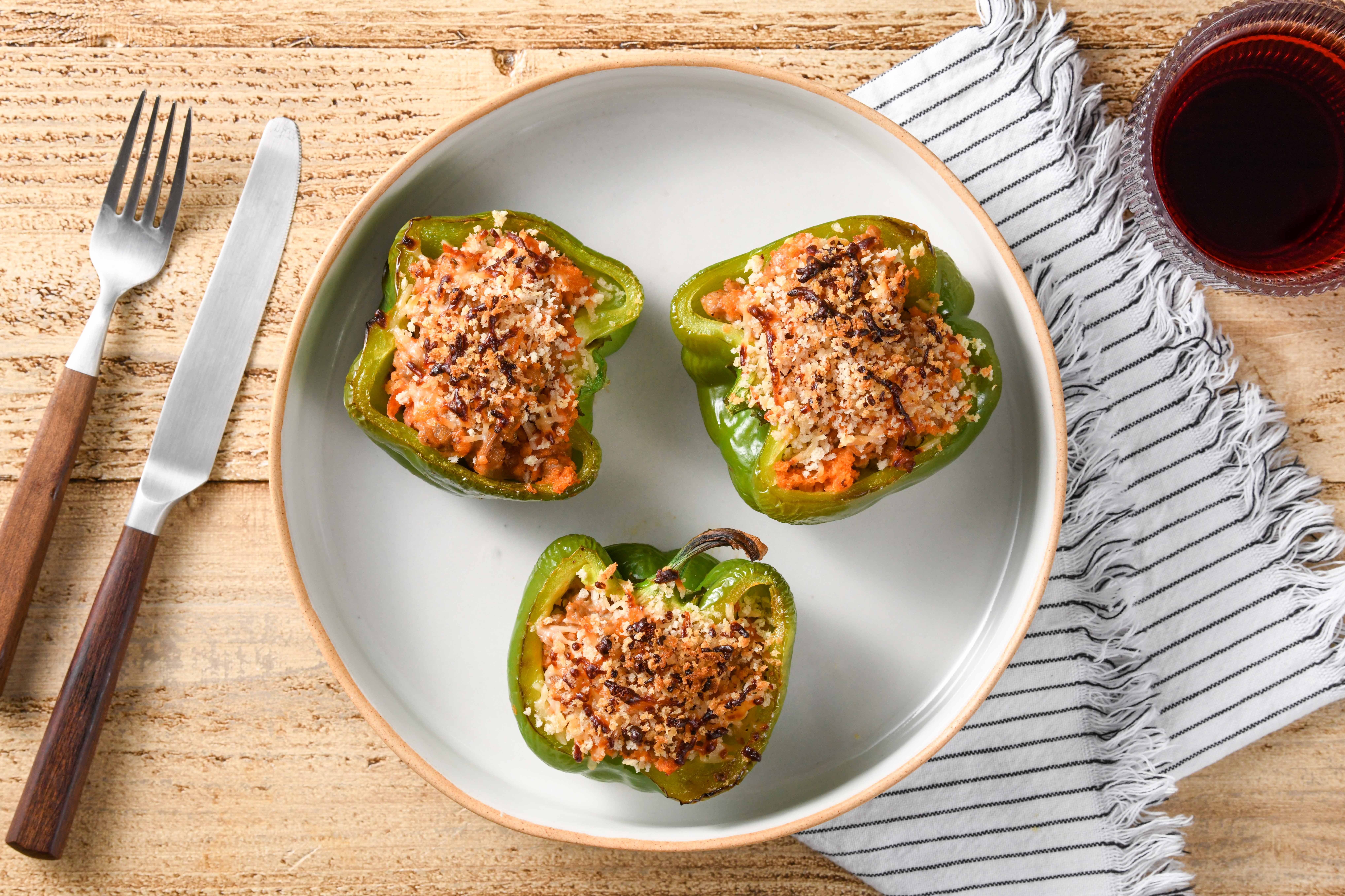 Triple-P Italian Sausage Stuffed Peppers Recipe - Home Chef