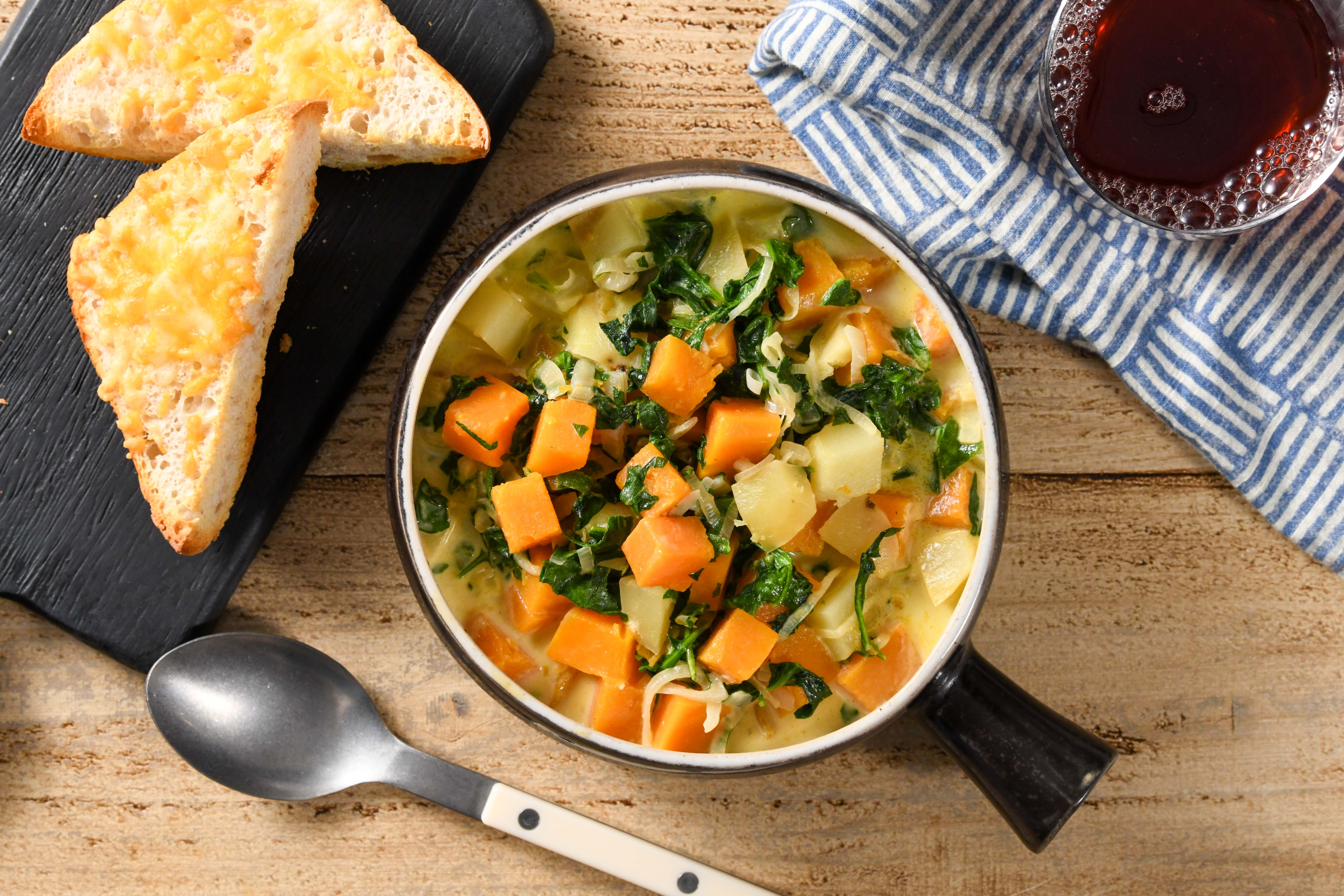 Potato and Butternut Squash Chowder Recipe - Home Chef
