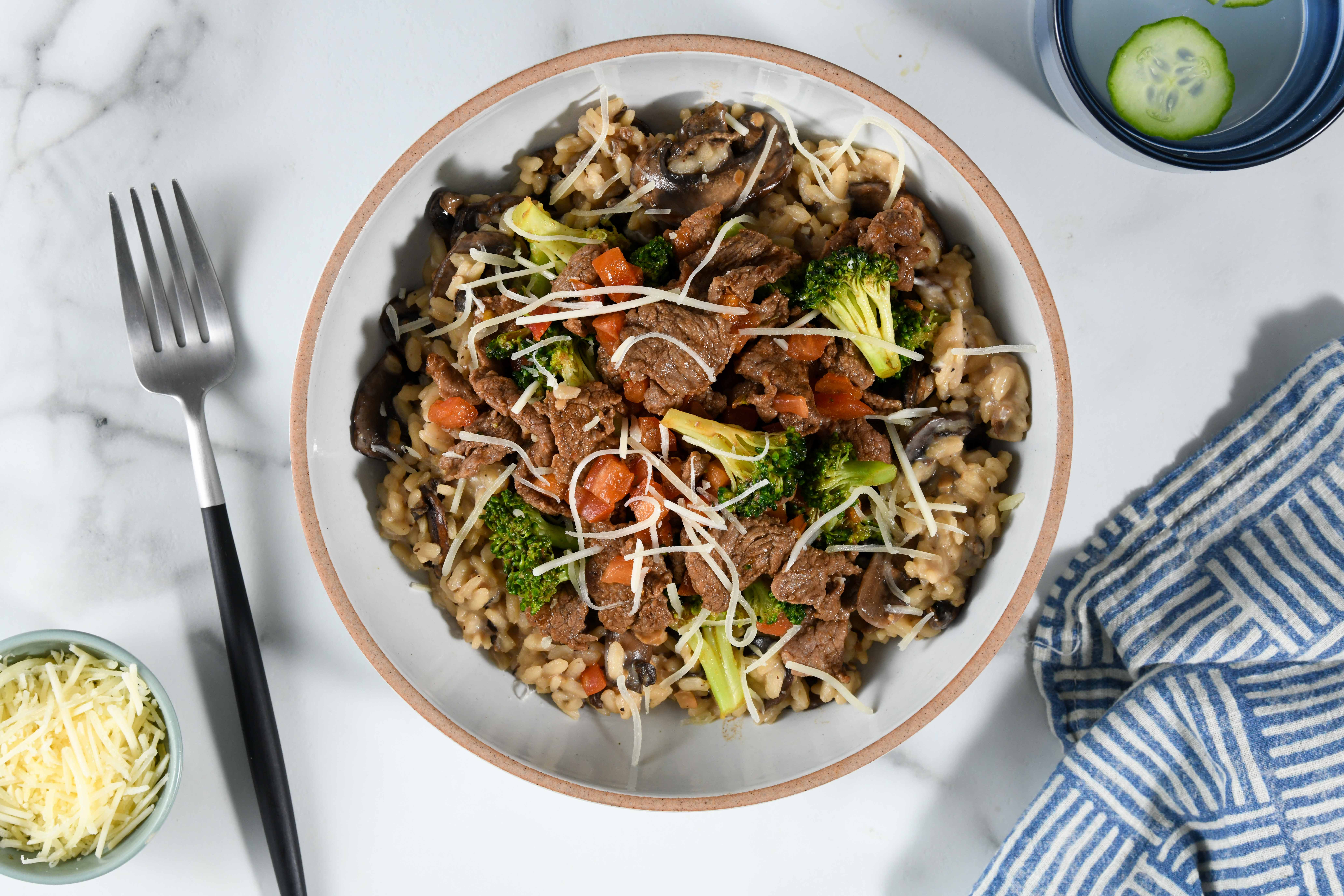 Mushroom and Steak Risotto Recipe - Home Chef
