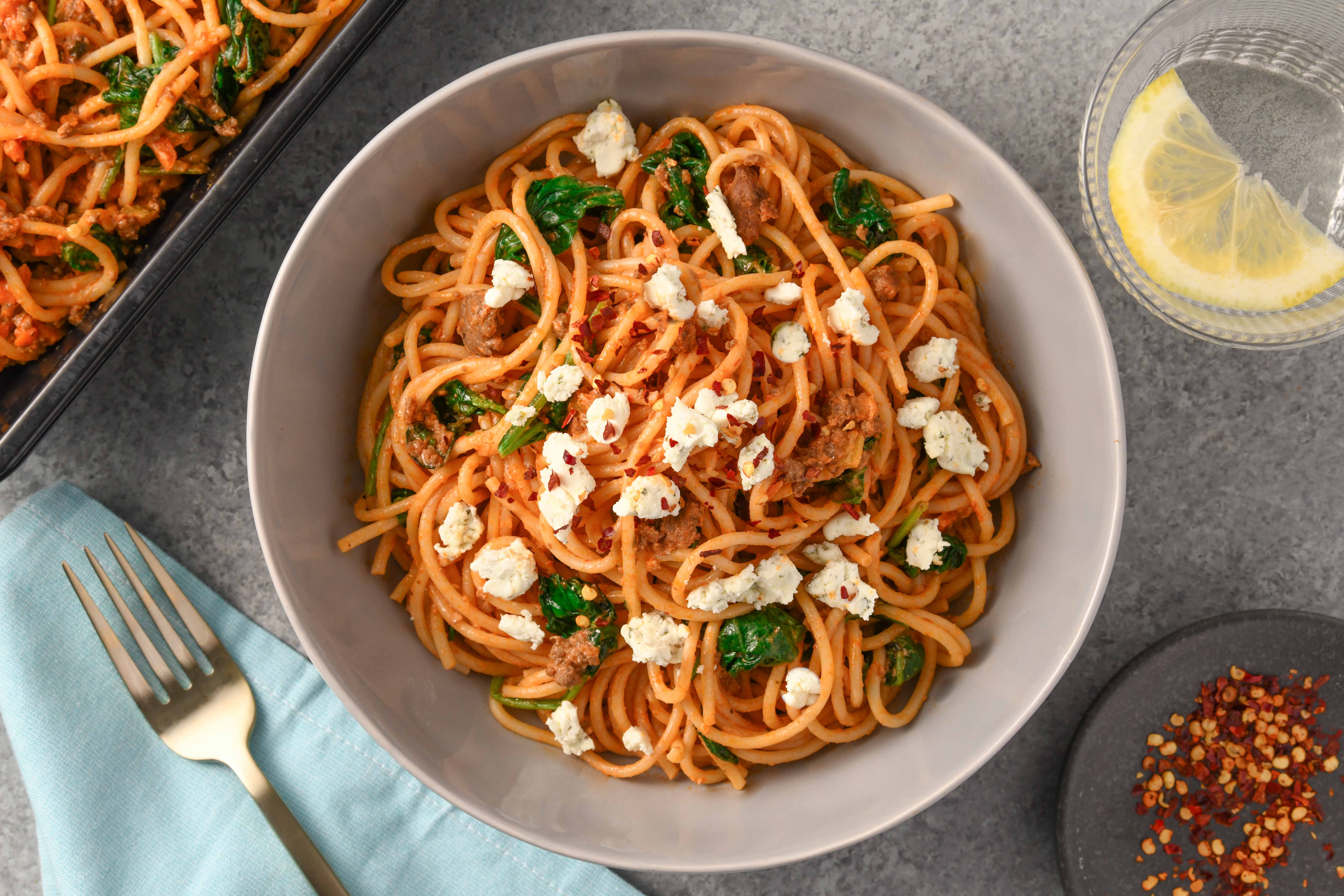 Beef and Pork Bolognese Spaghetti Recipe - Home Chef