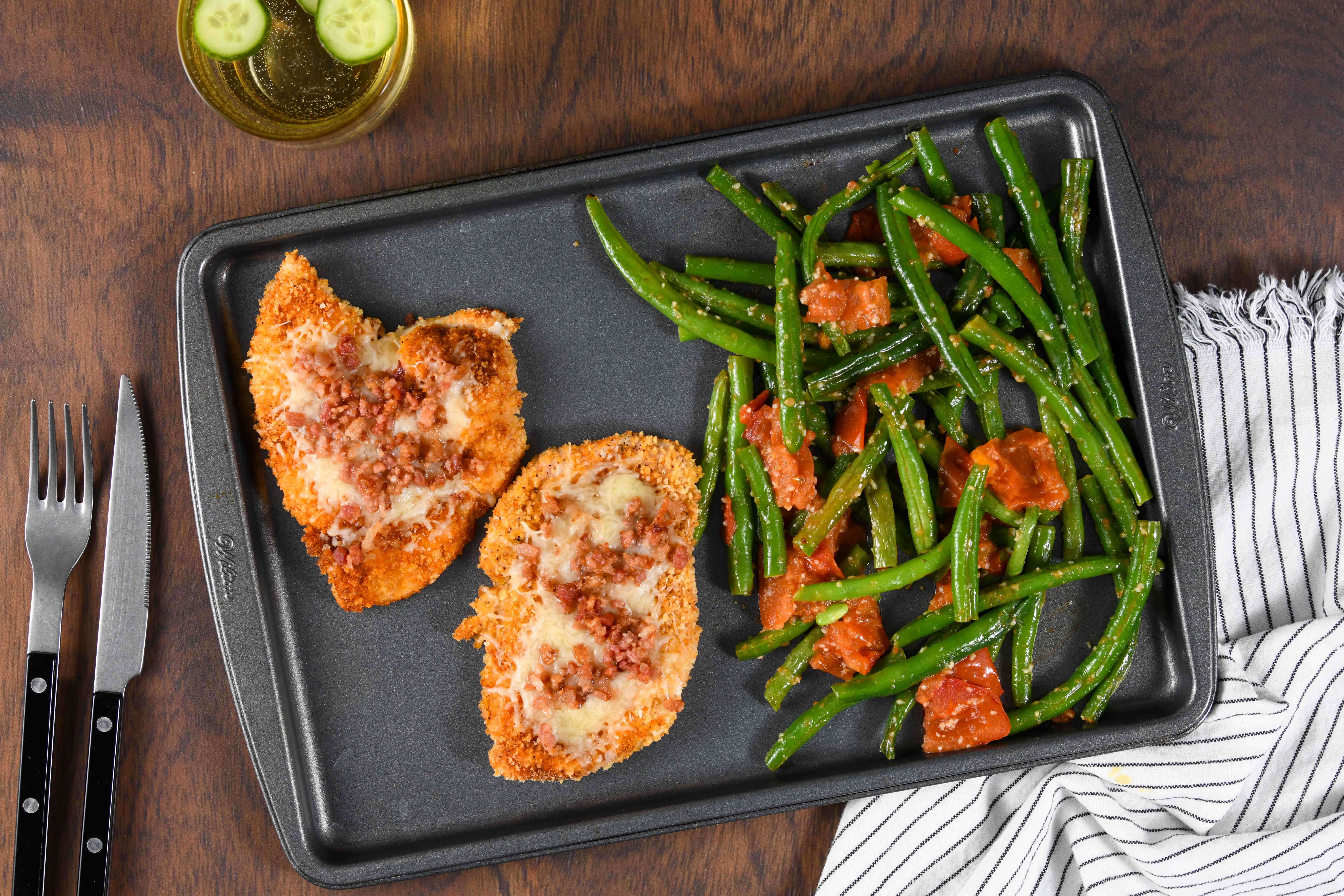 Sheet Pan Cordon Bleu-Style Chicken Recipe - Home Chef