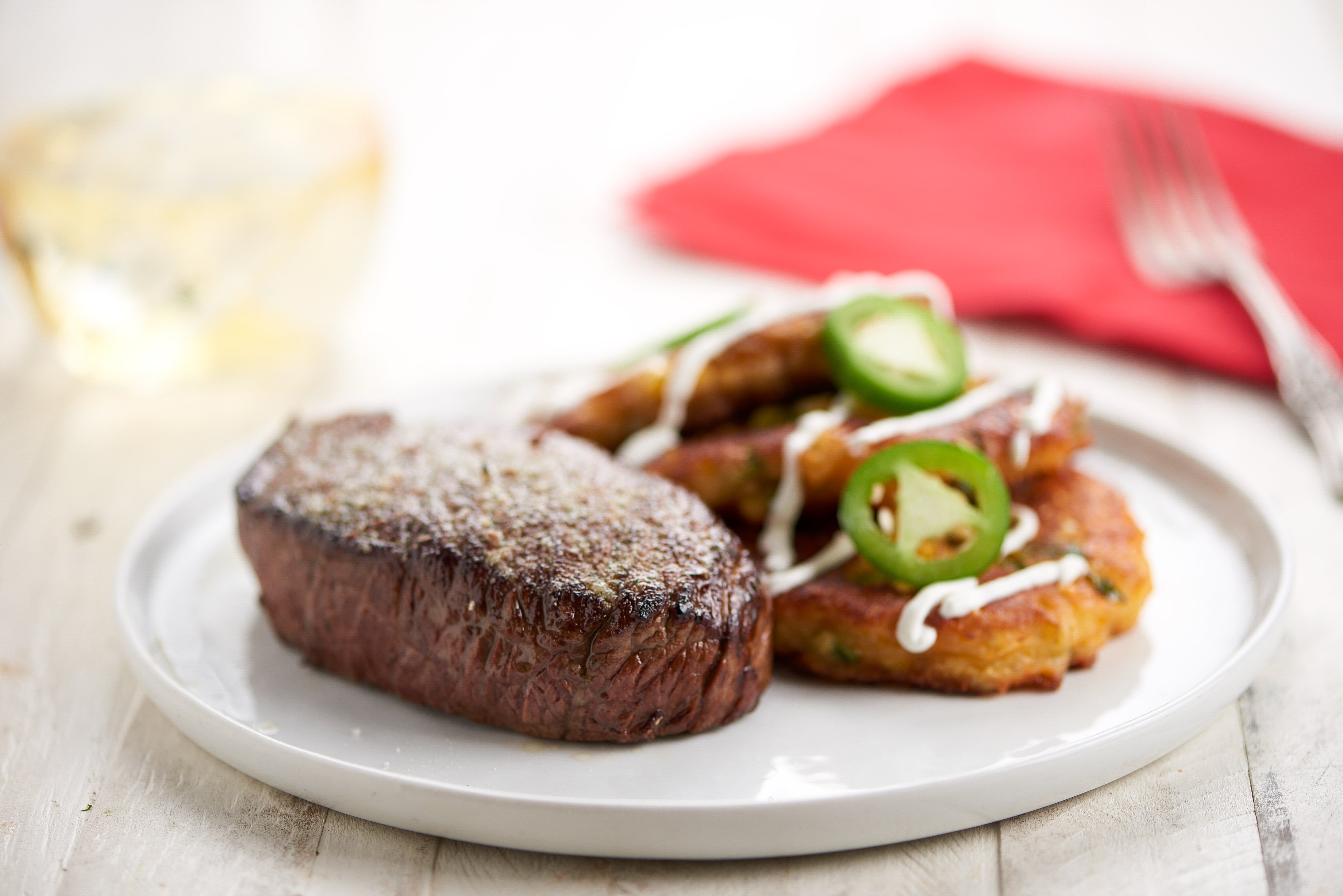 Ranch Steak and Jalapeño Popper Fritters Recipe - Home Chef