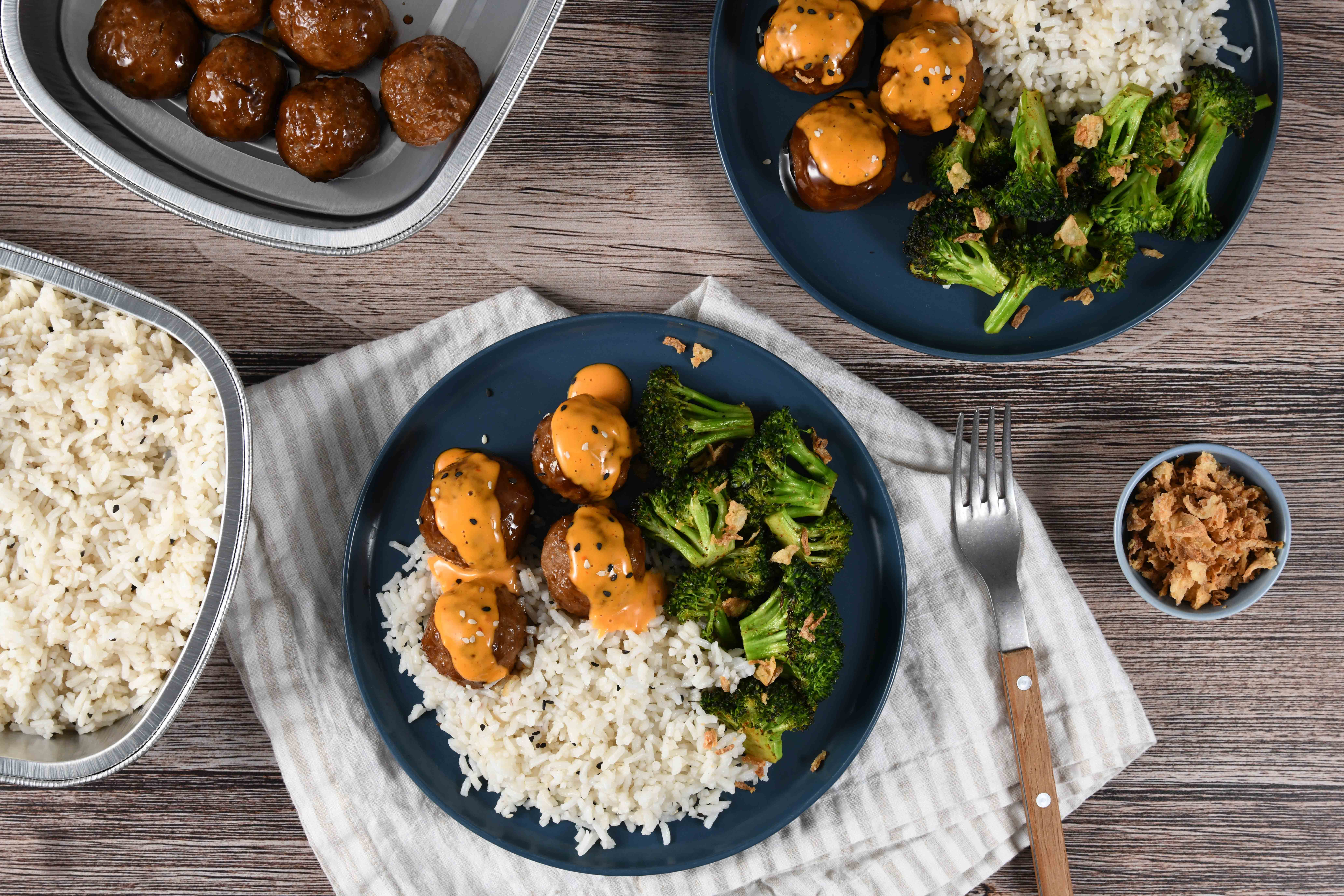Spicy Boom Boom Turkey Meatballs Recipe - Home Chef