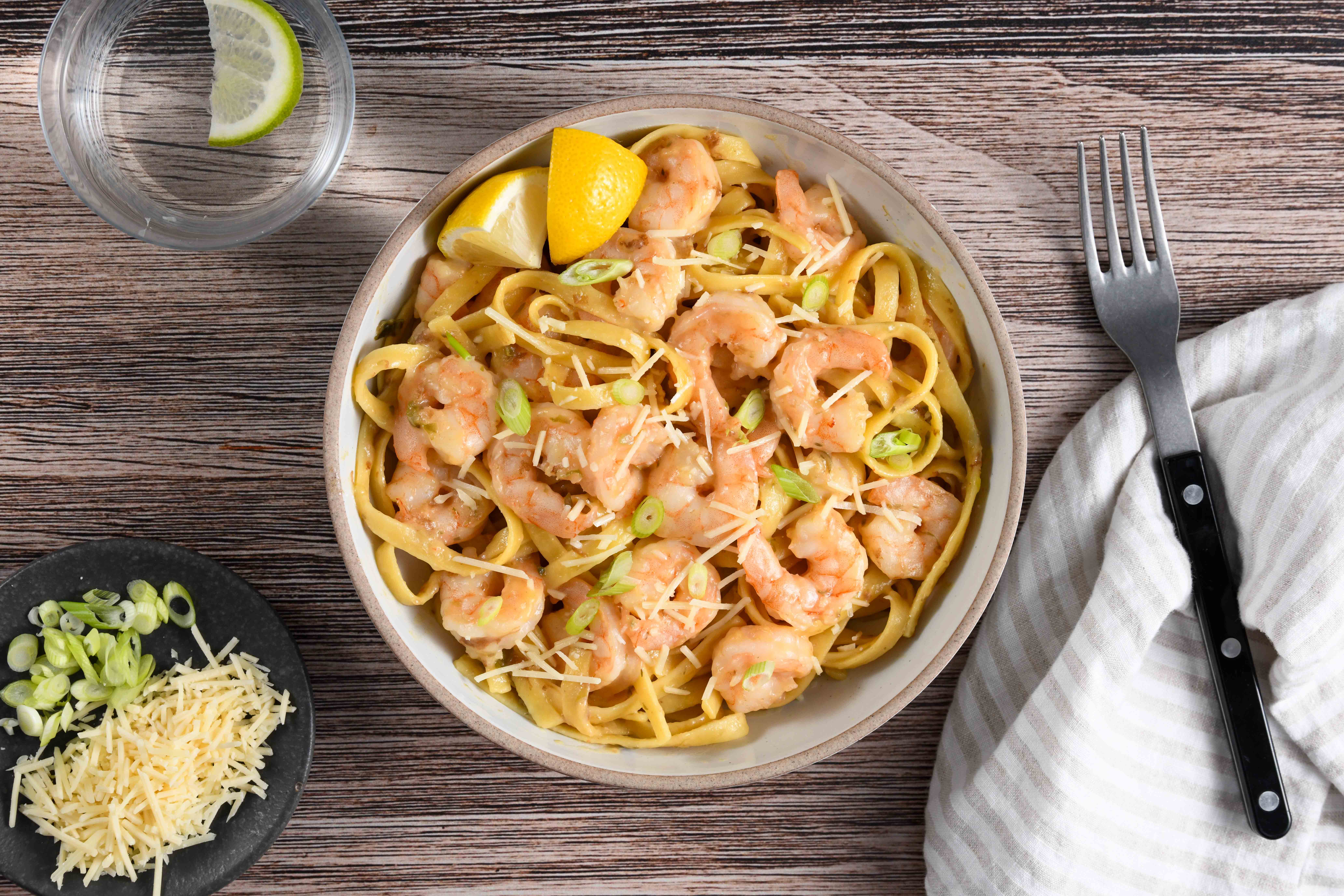 Shrimp Piccata Fettuccine Recipe - Home Chef