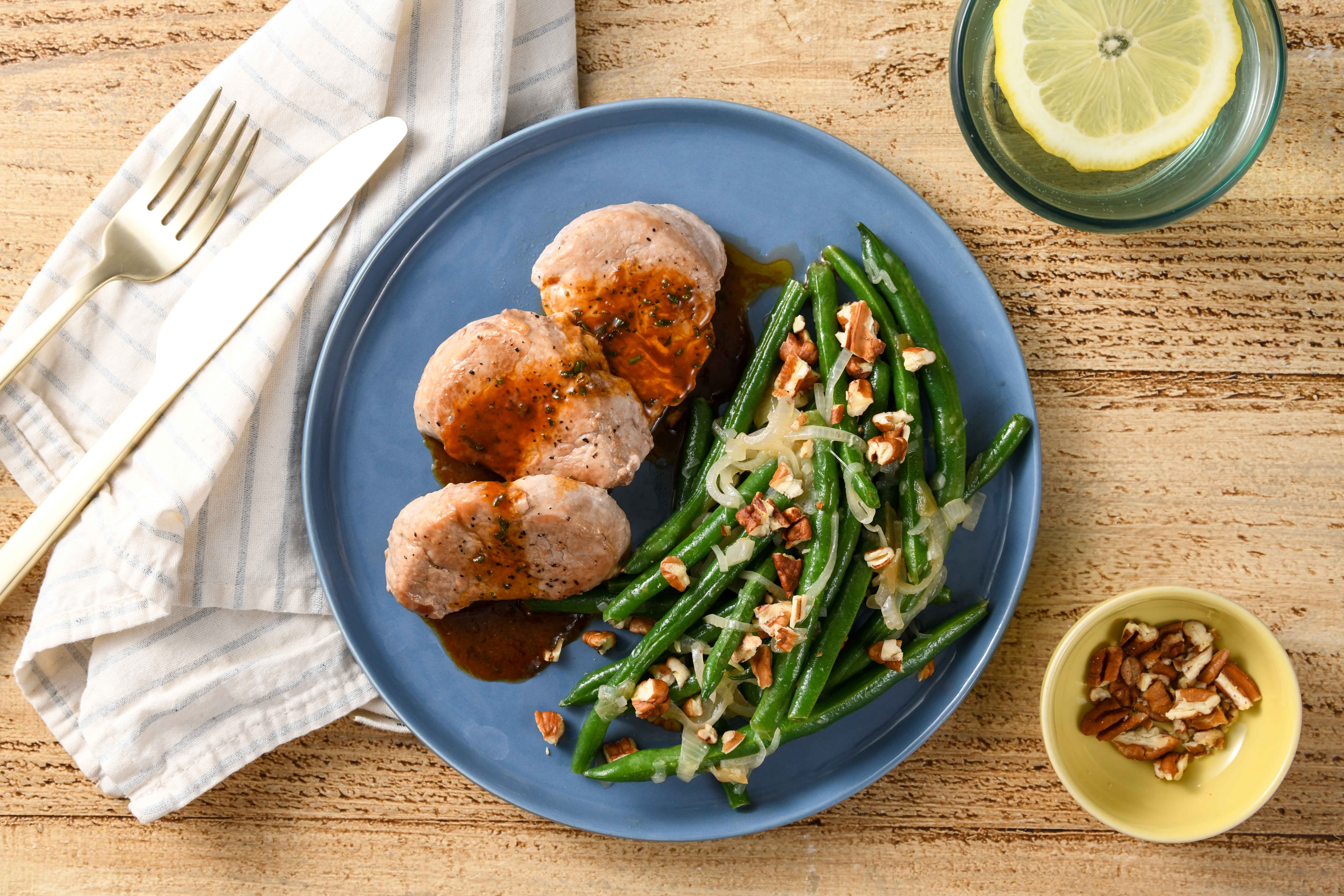Sage Butter Pork Medallions Recipe - Home Chef