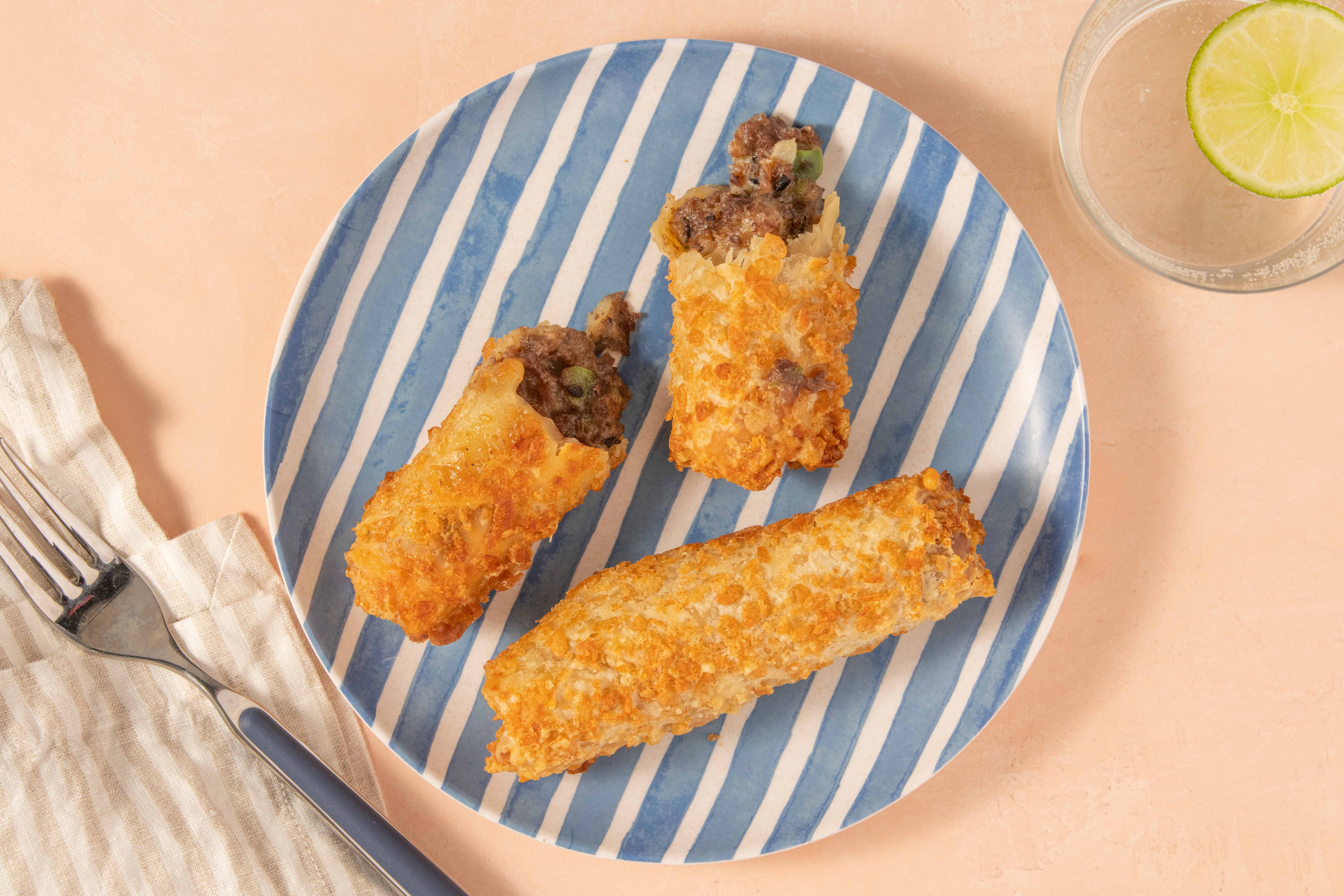 Steak and Cheese Crunch Rolls Recipe - Home Chef