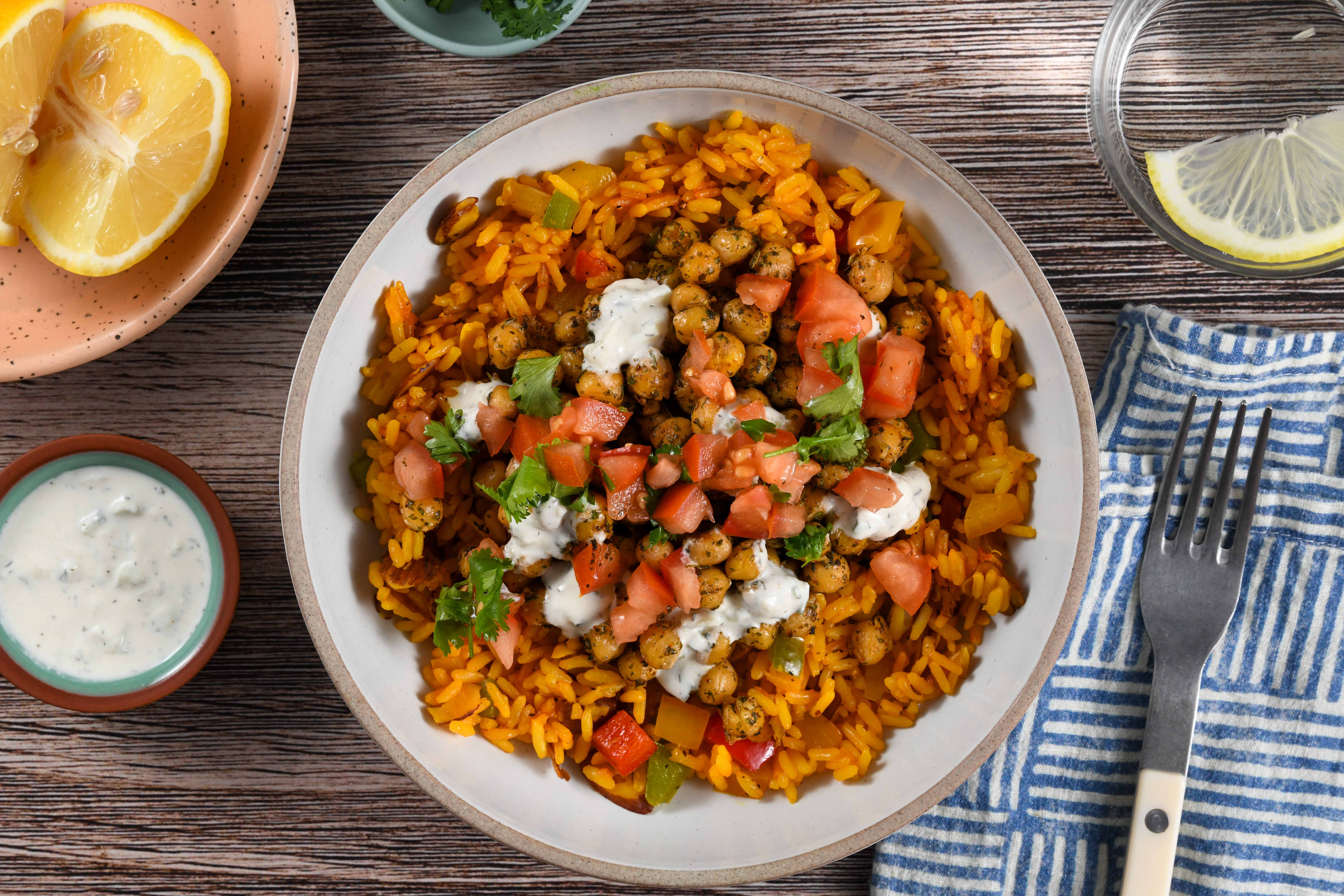 Chimichurri Chickpea Rice Pilaf Bowl Recipe - Home Chef