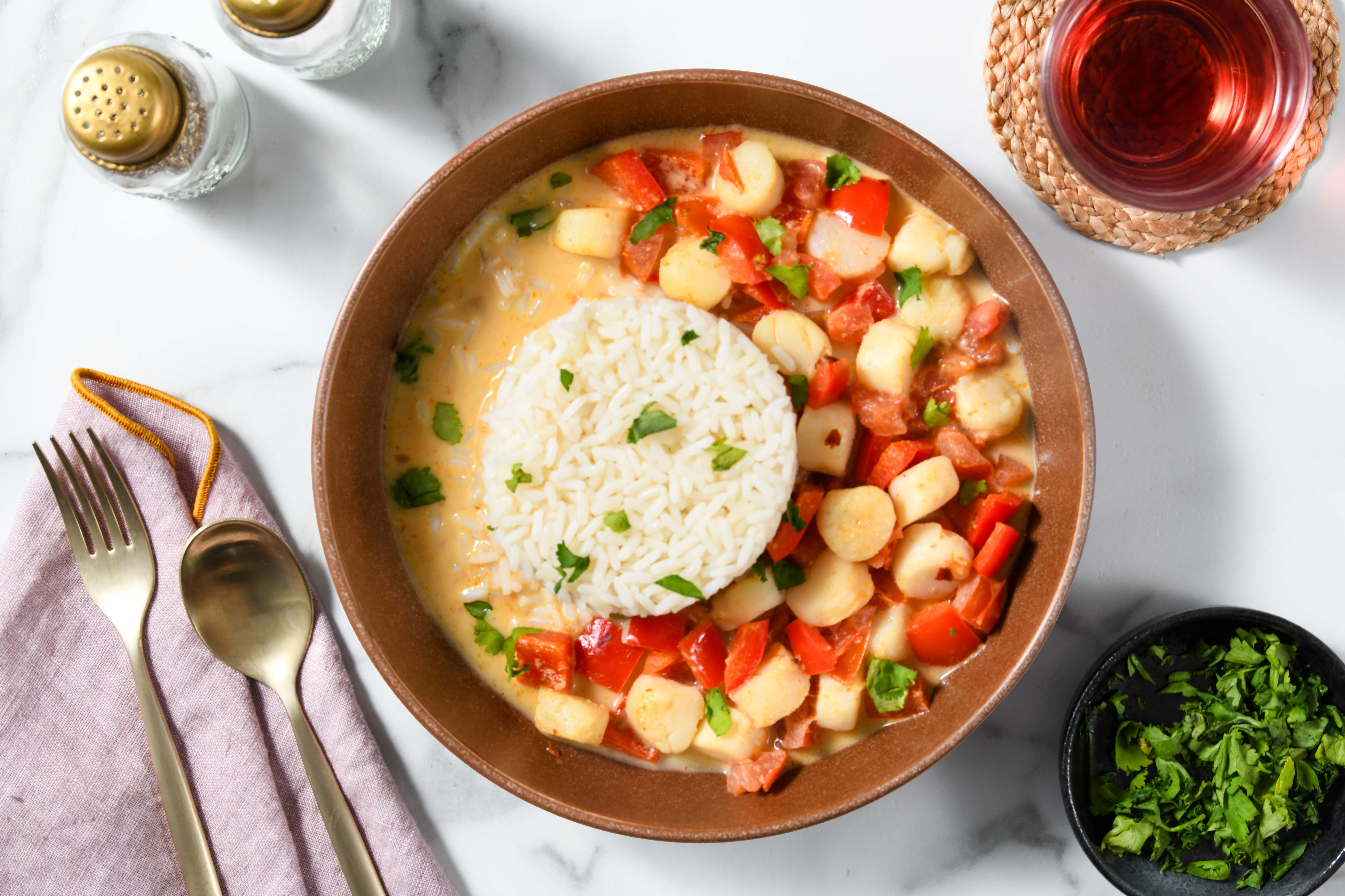 Coconut Curry Petite Scallops Recipe - Home Chef