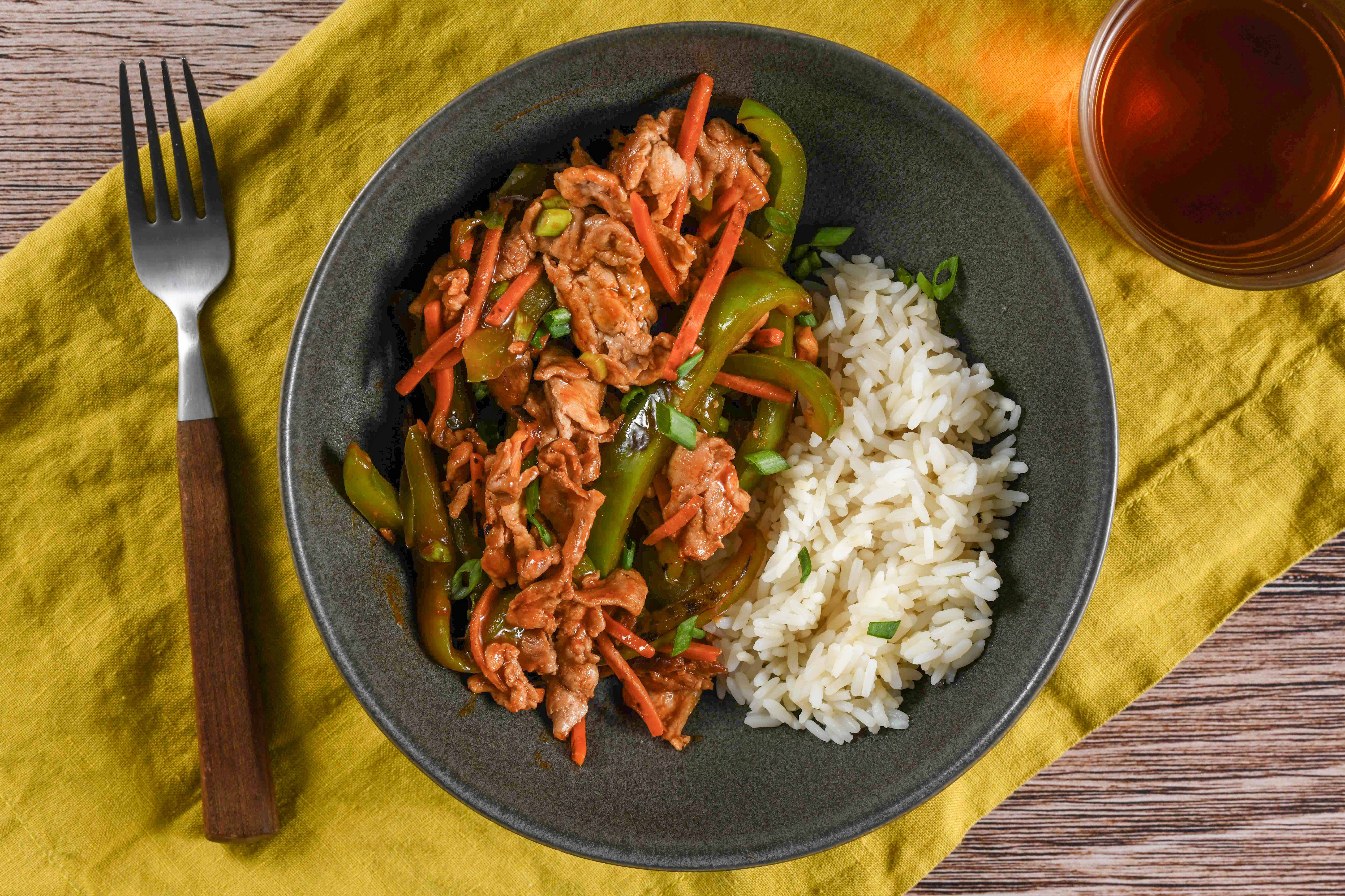 Fiery Chili Garlic Pork Stir-Fry Recipe - Home Chef