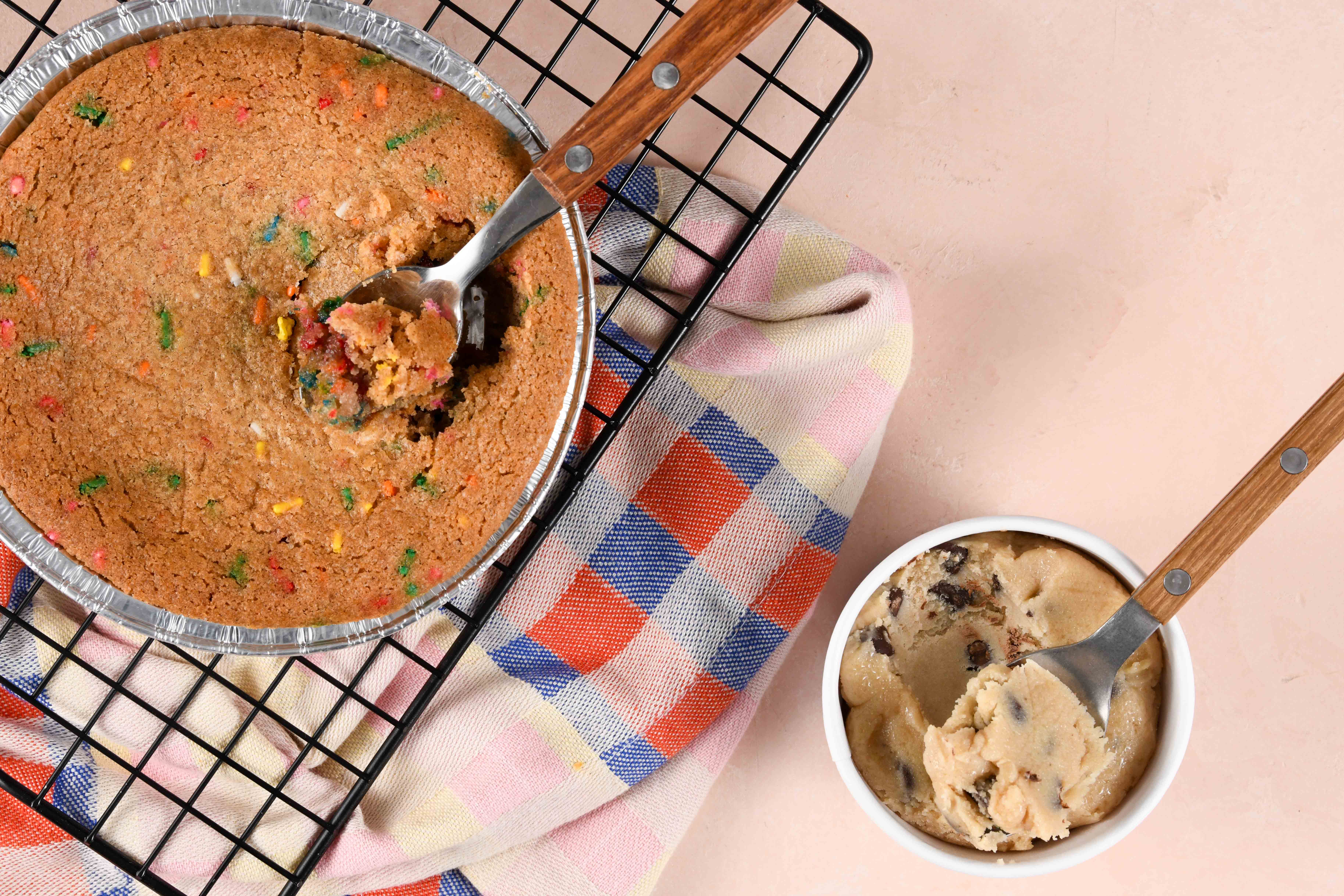 Celebration Cookie Skillet & Chocolate Chip Cookie Dough Cup Recipe ...