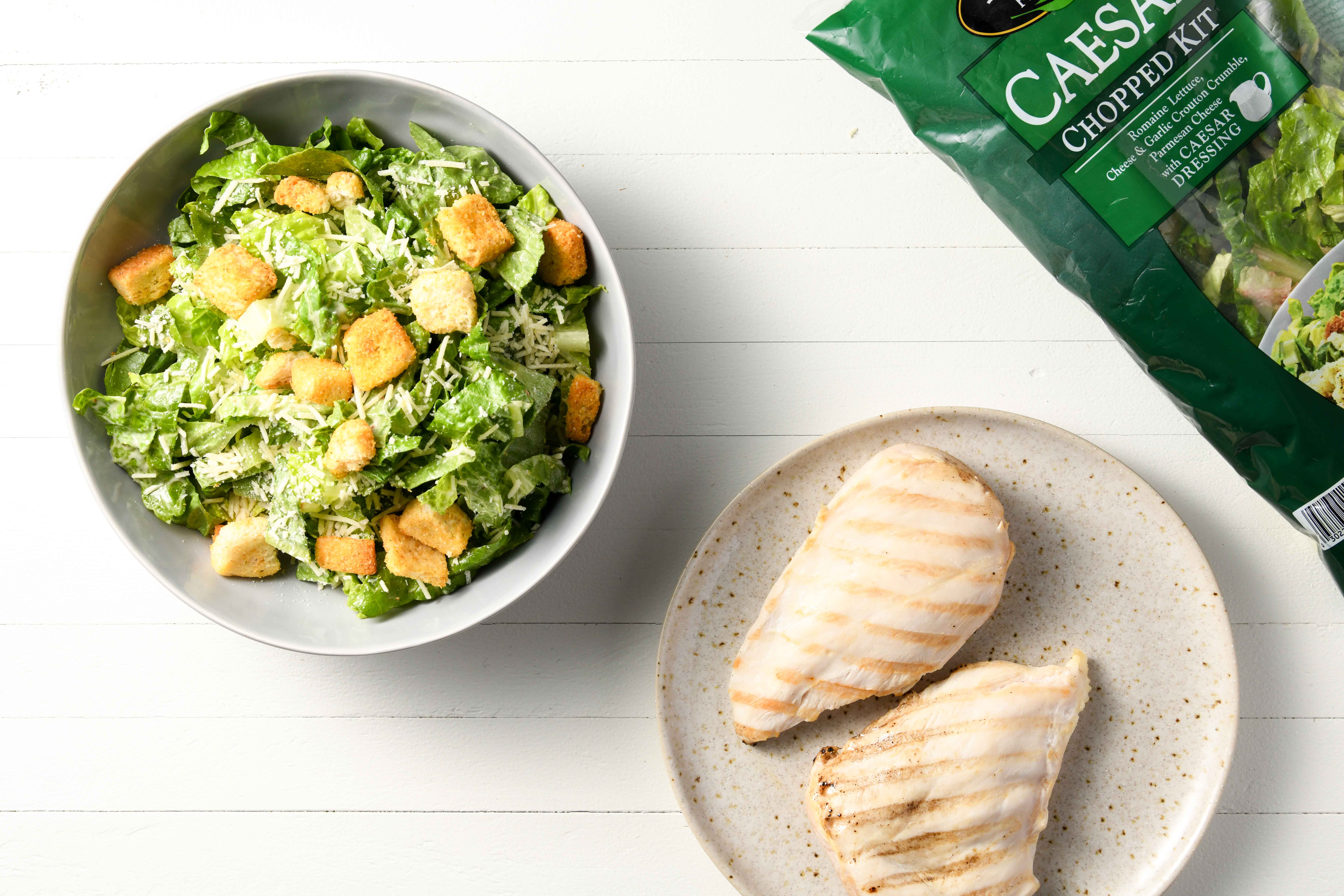 Caesar Chopped Salad & Chicken Recipe - Home Chef