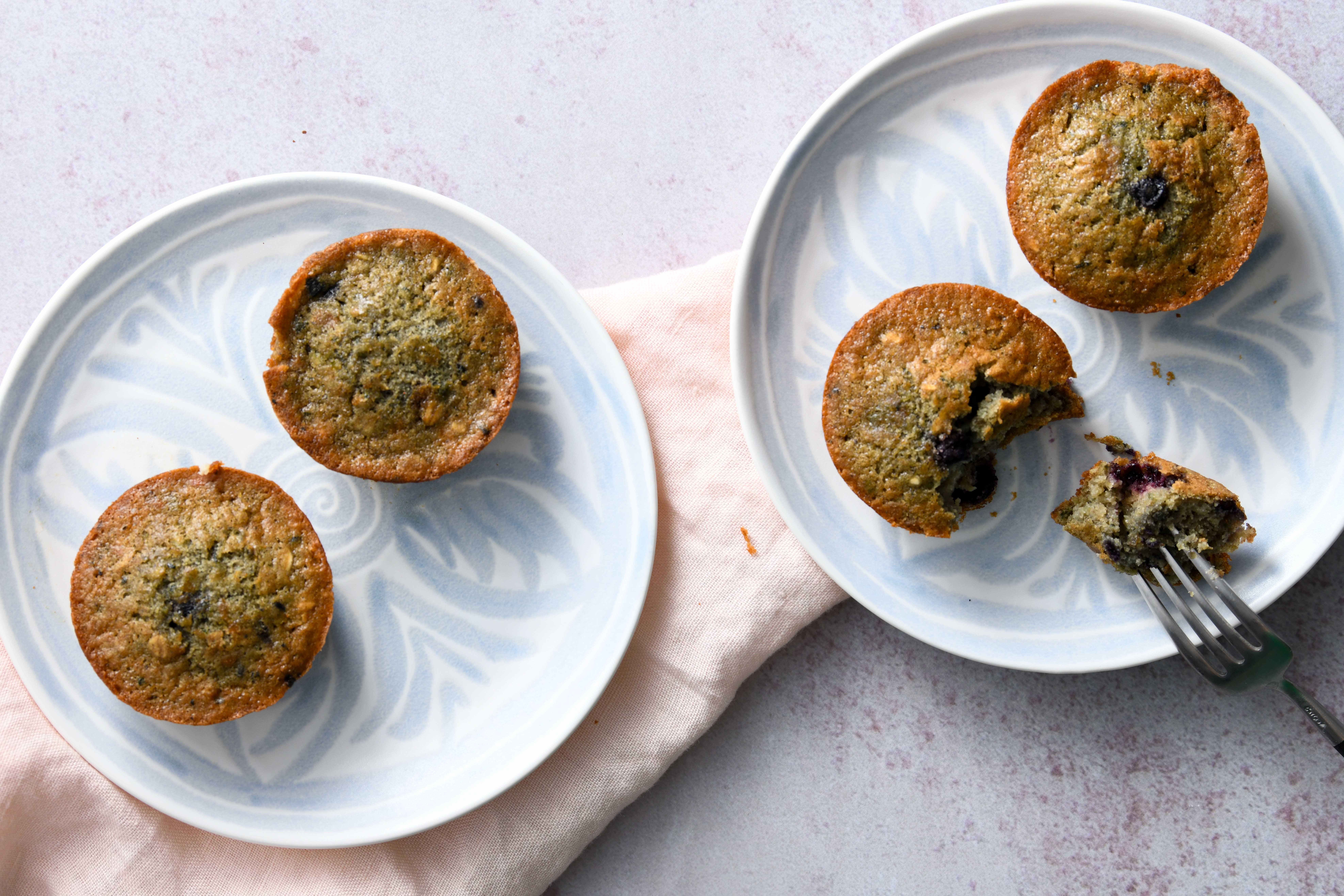 Blueberry Oat Muffins Recipe - Tempo