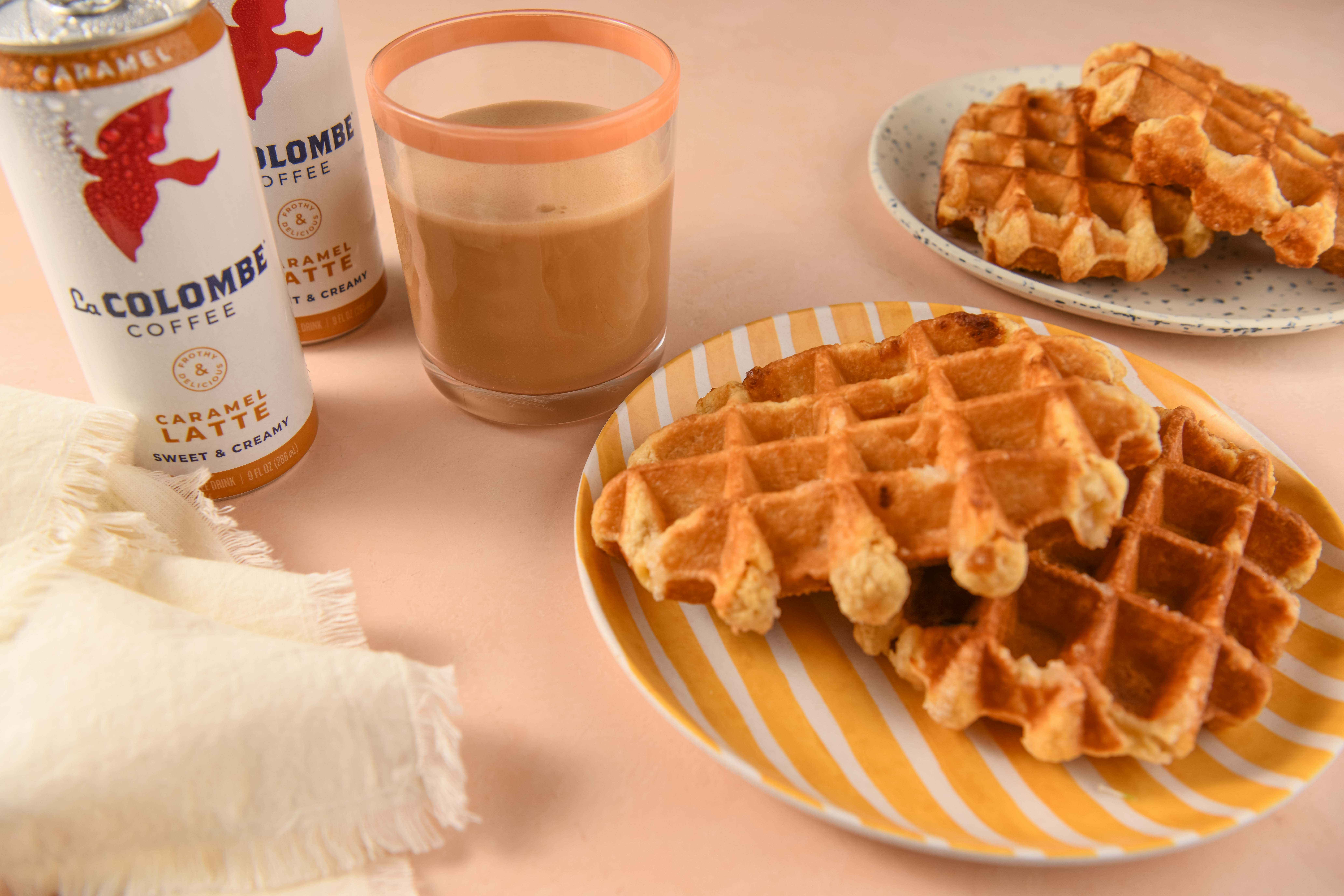 Liege Belgian Waffle & Caramel Latte Recipe - Home Chef