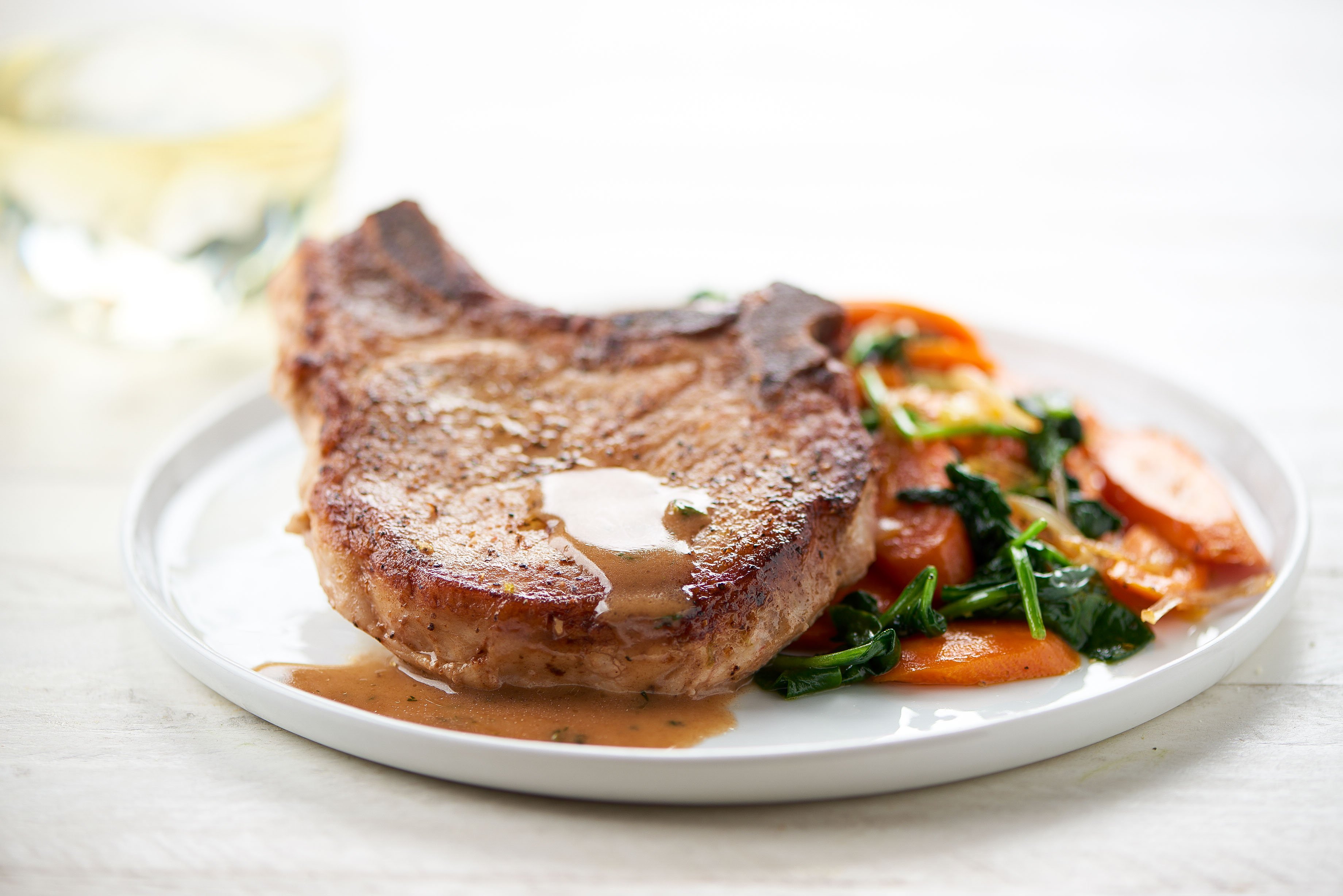 Butter-Basted Pork Chop Recipe - Home Chef