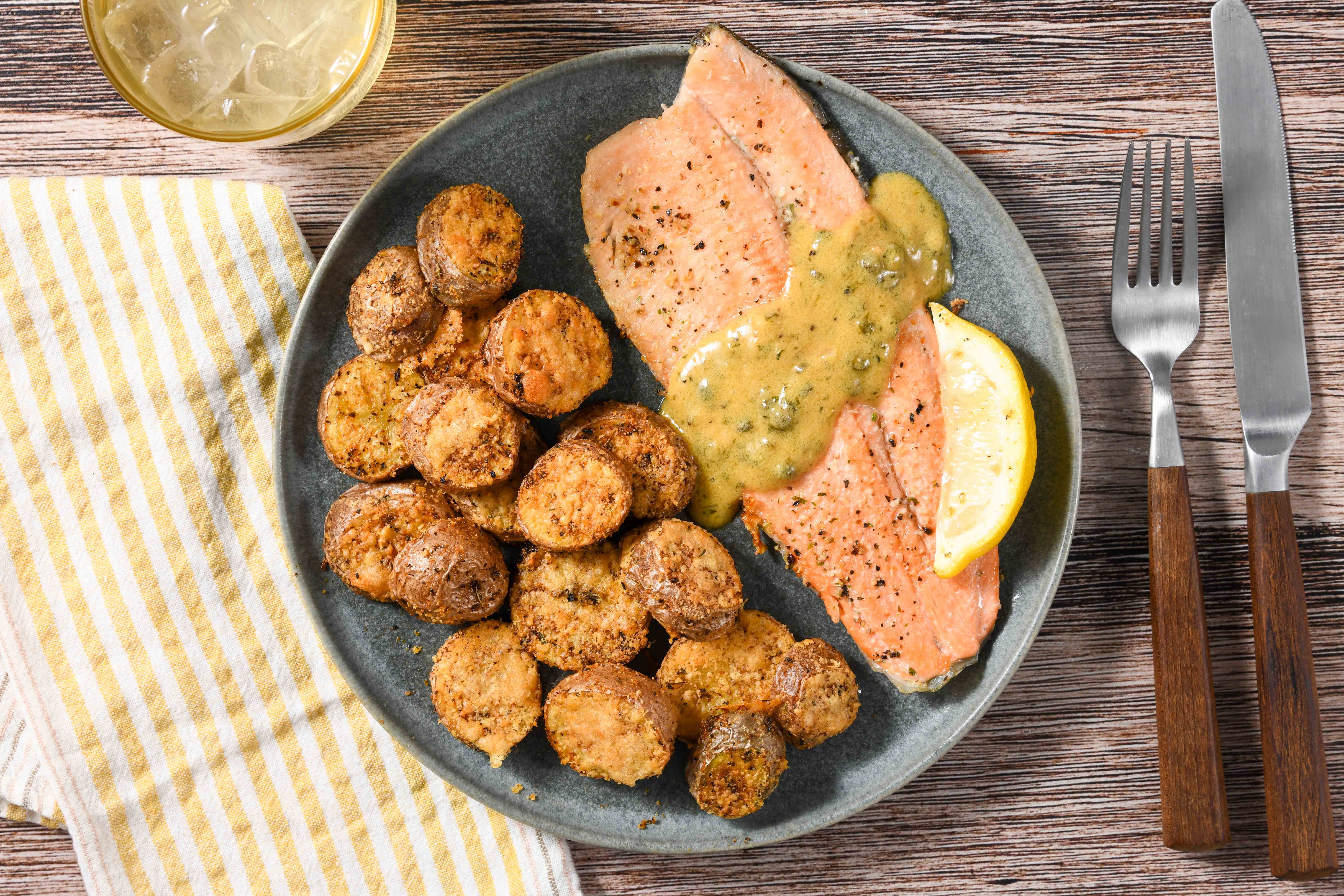 Trout Topped with Caper Sauce Recipe - Home Chef