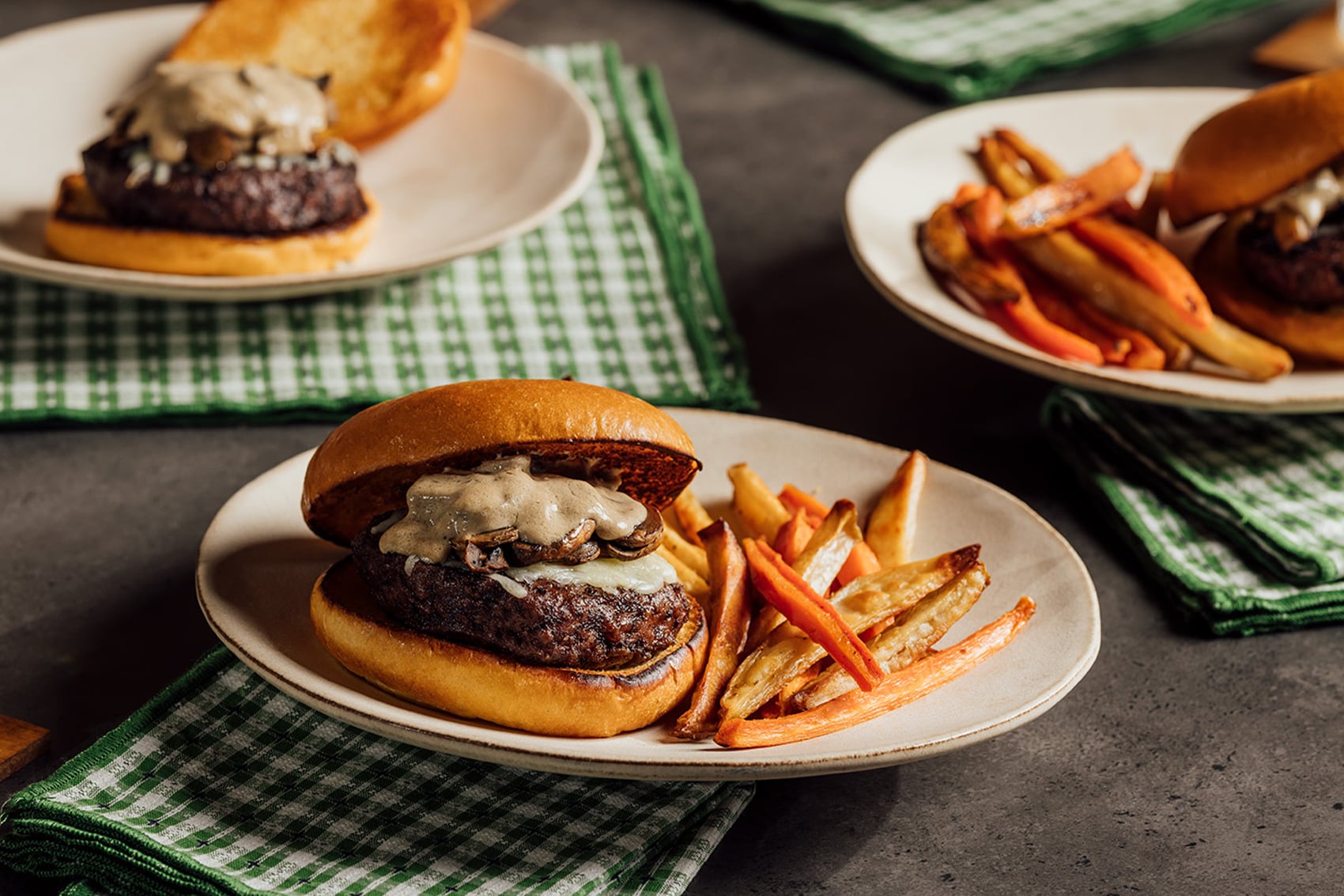 Minecraft Mushroom Fields Beef Burger Recipe - Home Chef