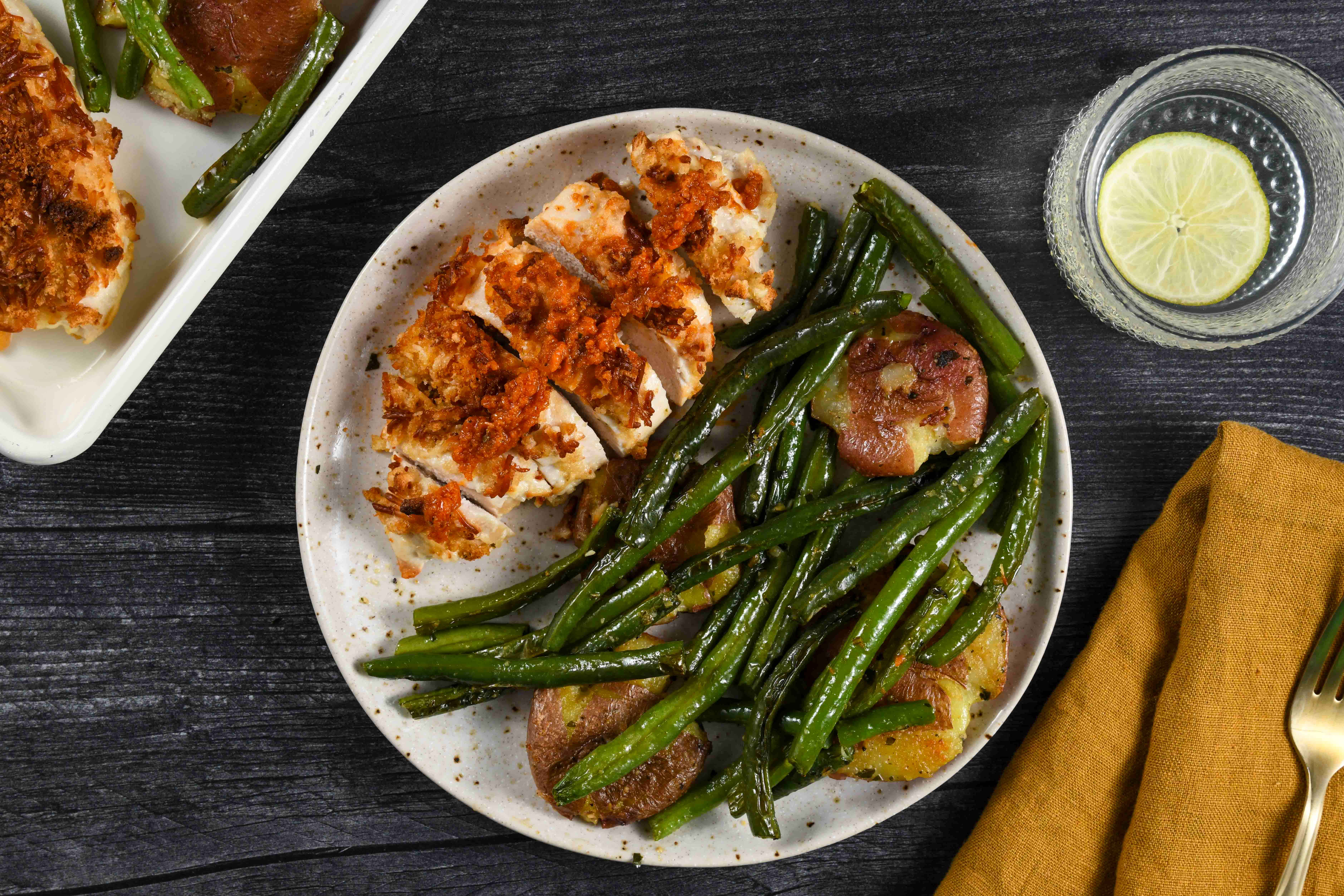 Sheet Pan Asiago-Crusted Chicken Recipe - Home Chef
