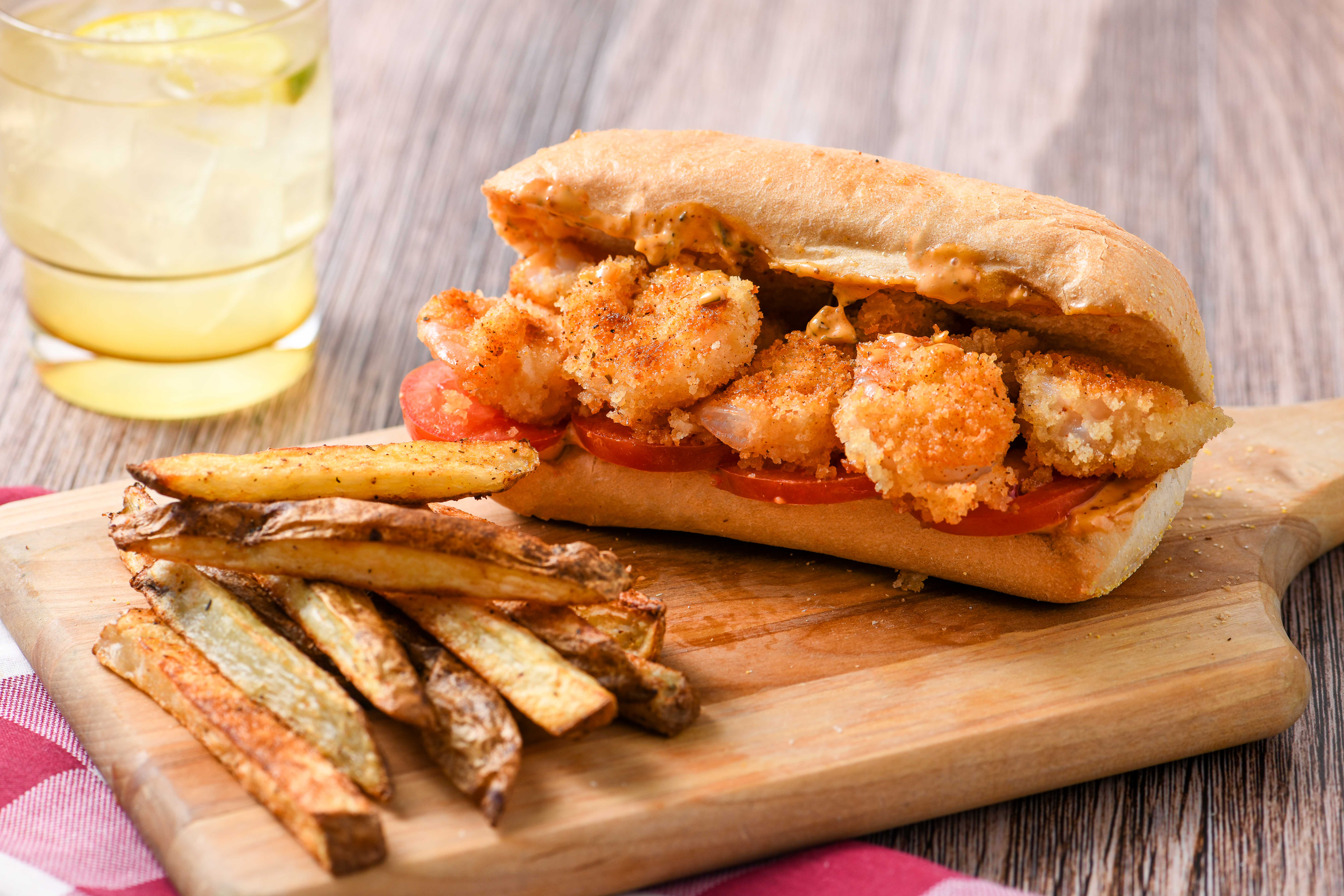 Shrimp Po’ Boy and Creole Fries Recipe - Home Chef