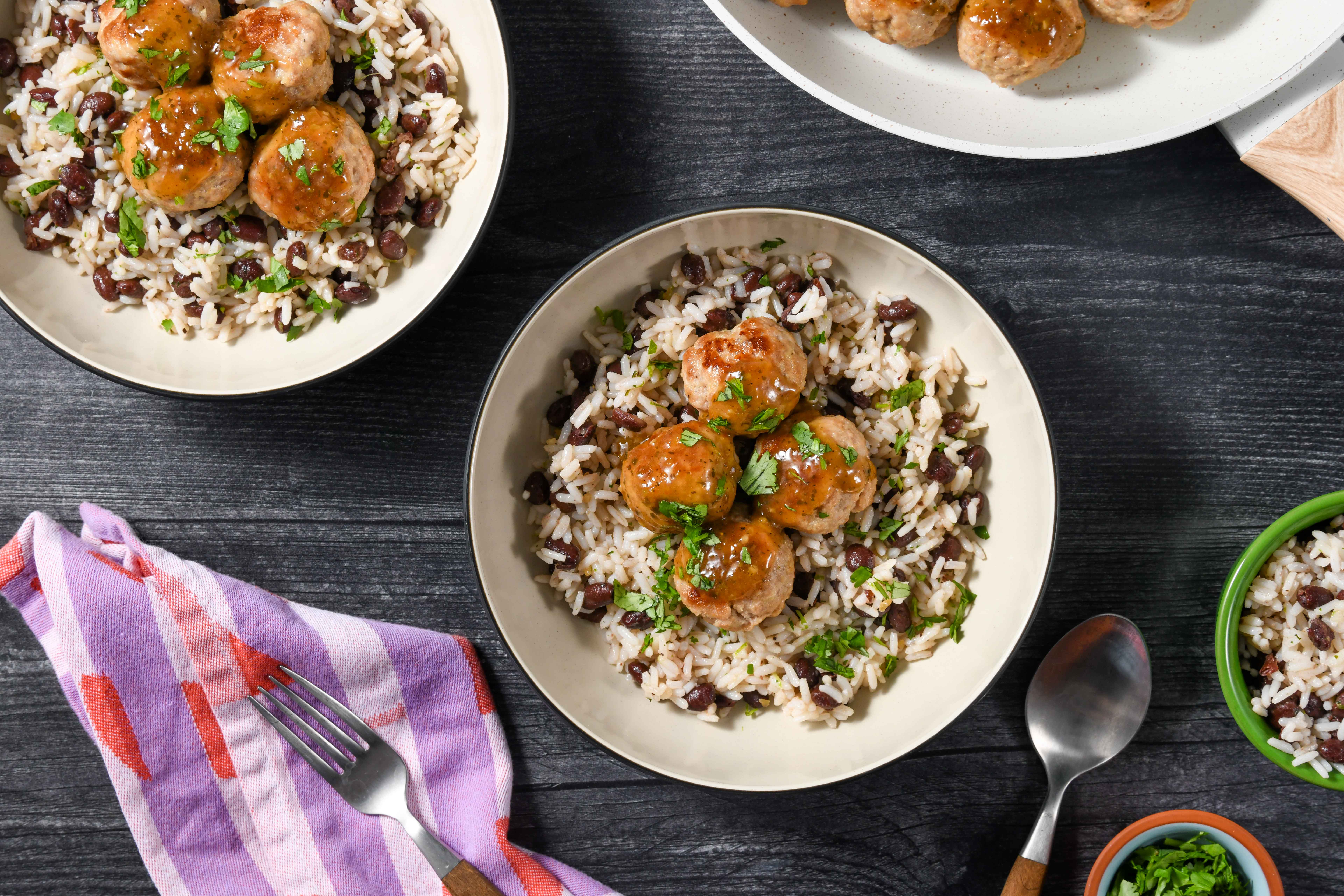One-Pan Mojo Pork Meatballs Recipe - Home Chef