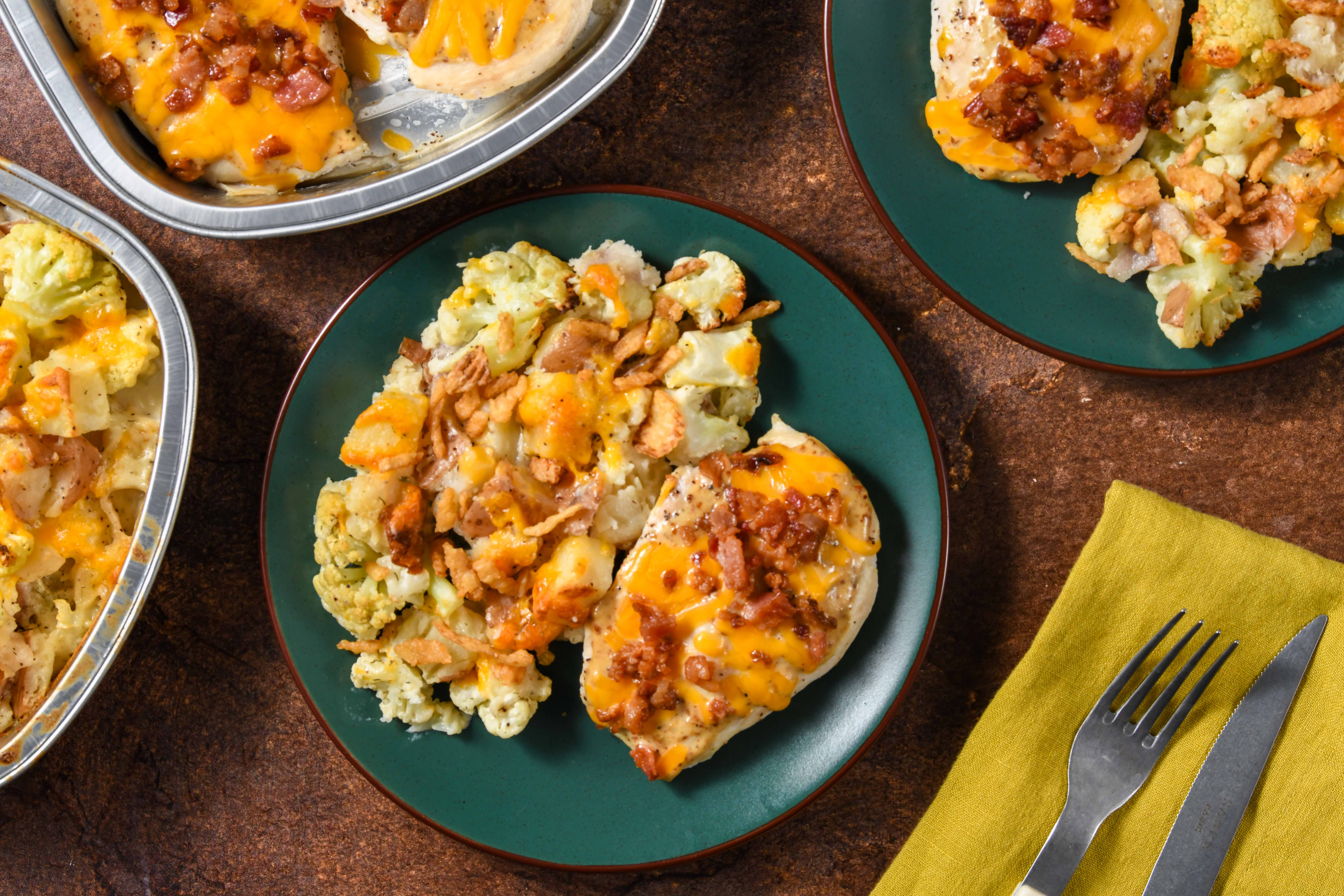 Cheddar-Bacon Pub Chicken Recipe - Home Chef
