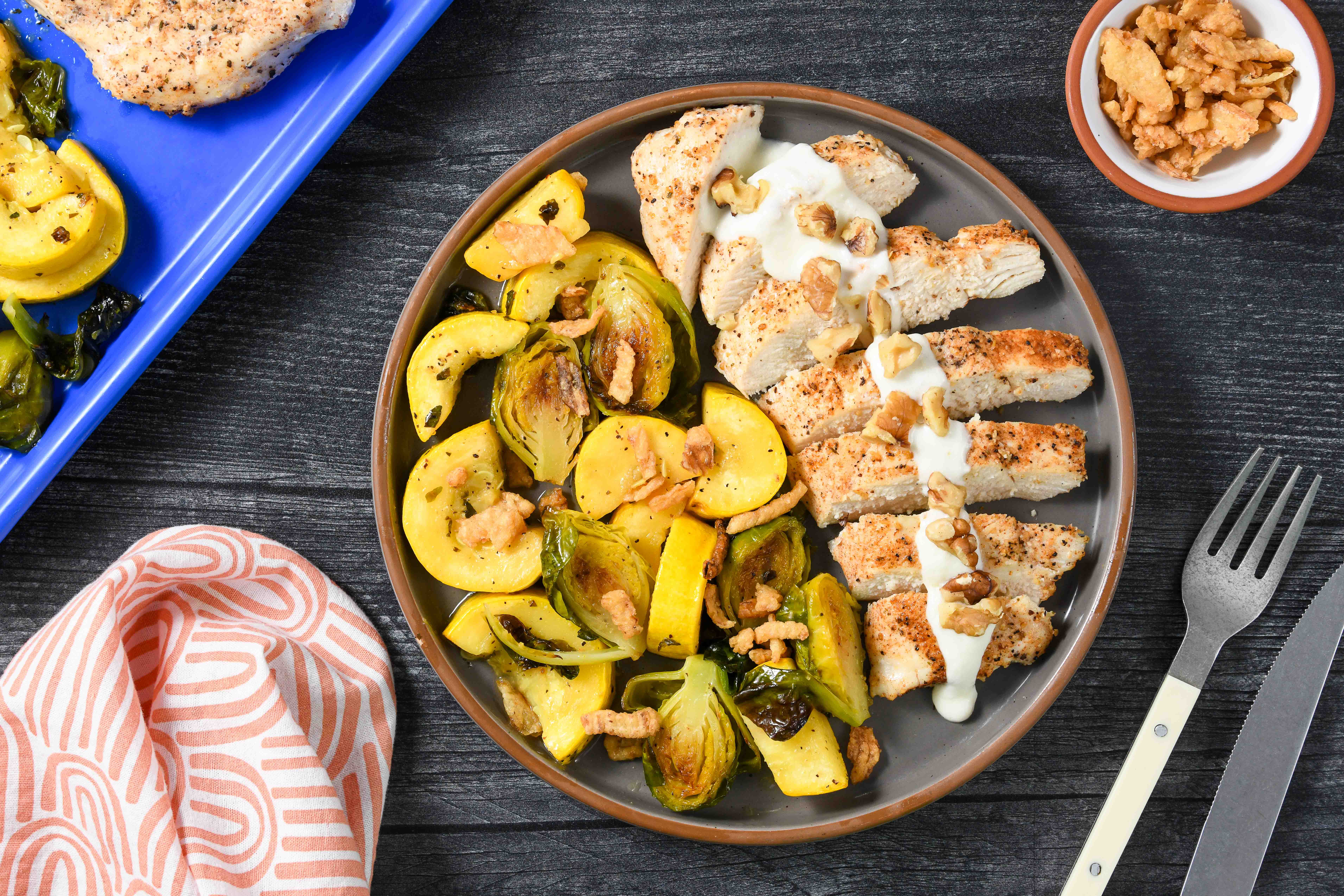 Sheet Pan Asiago Cream Chicken Recipe - Home Chef