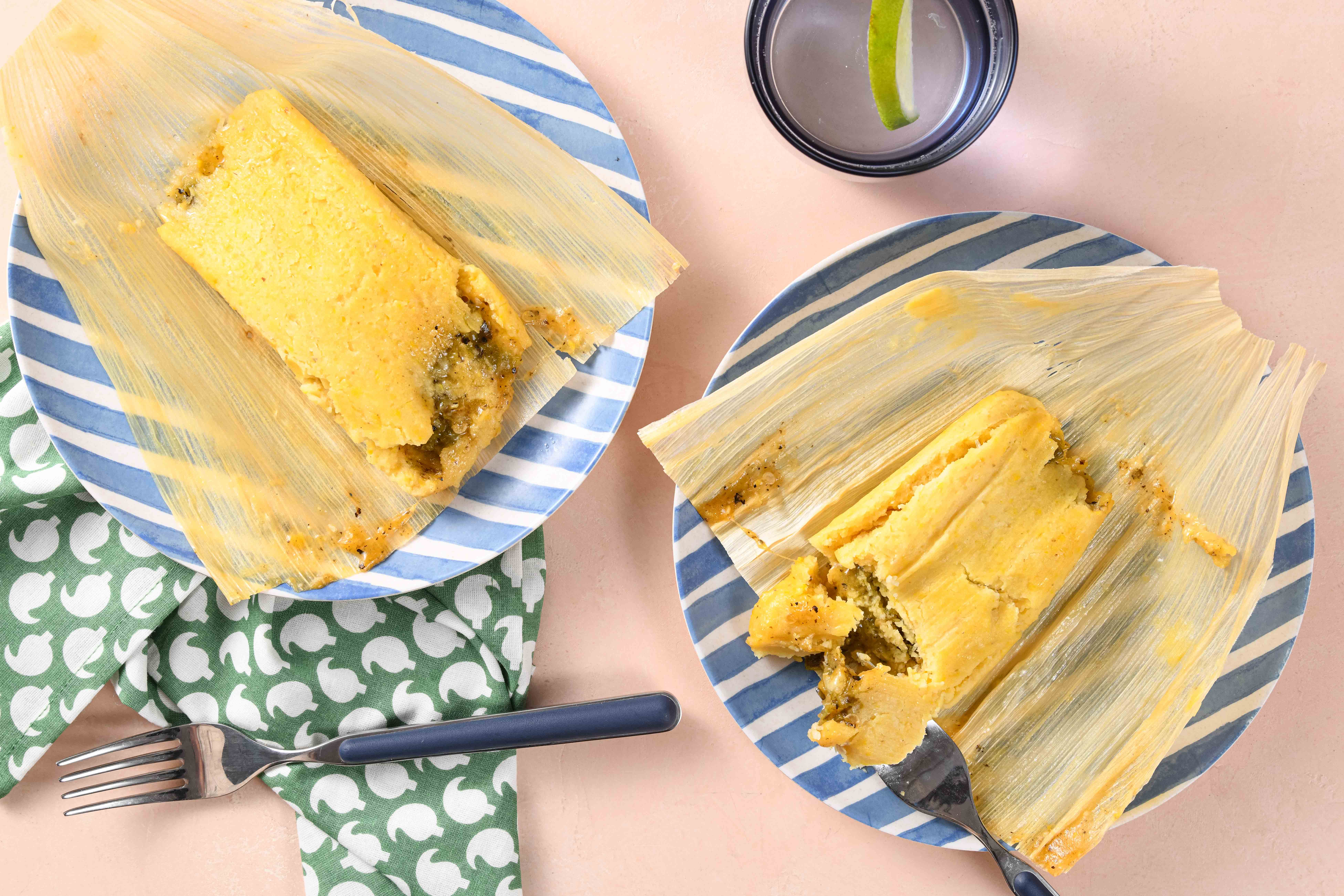 Green Chile & Cheese Tamales Recipe - Home Chef