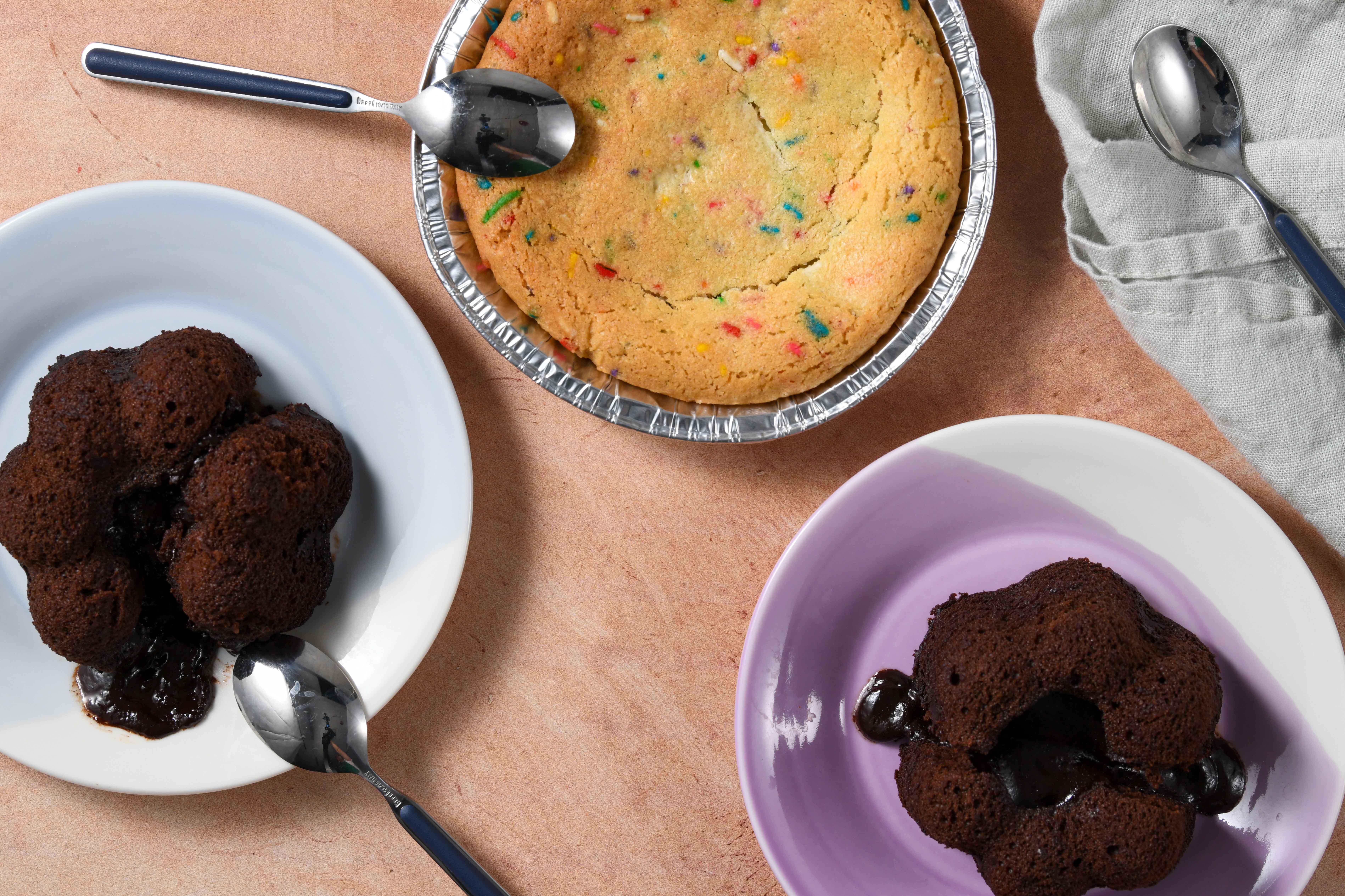 Celebration Cookie Skillet & Chocolate Lava Cakes Recipe - Home Chef