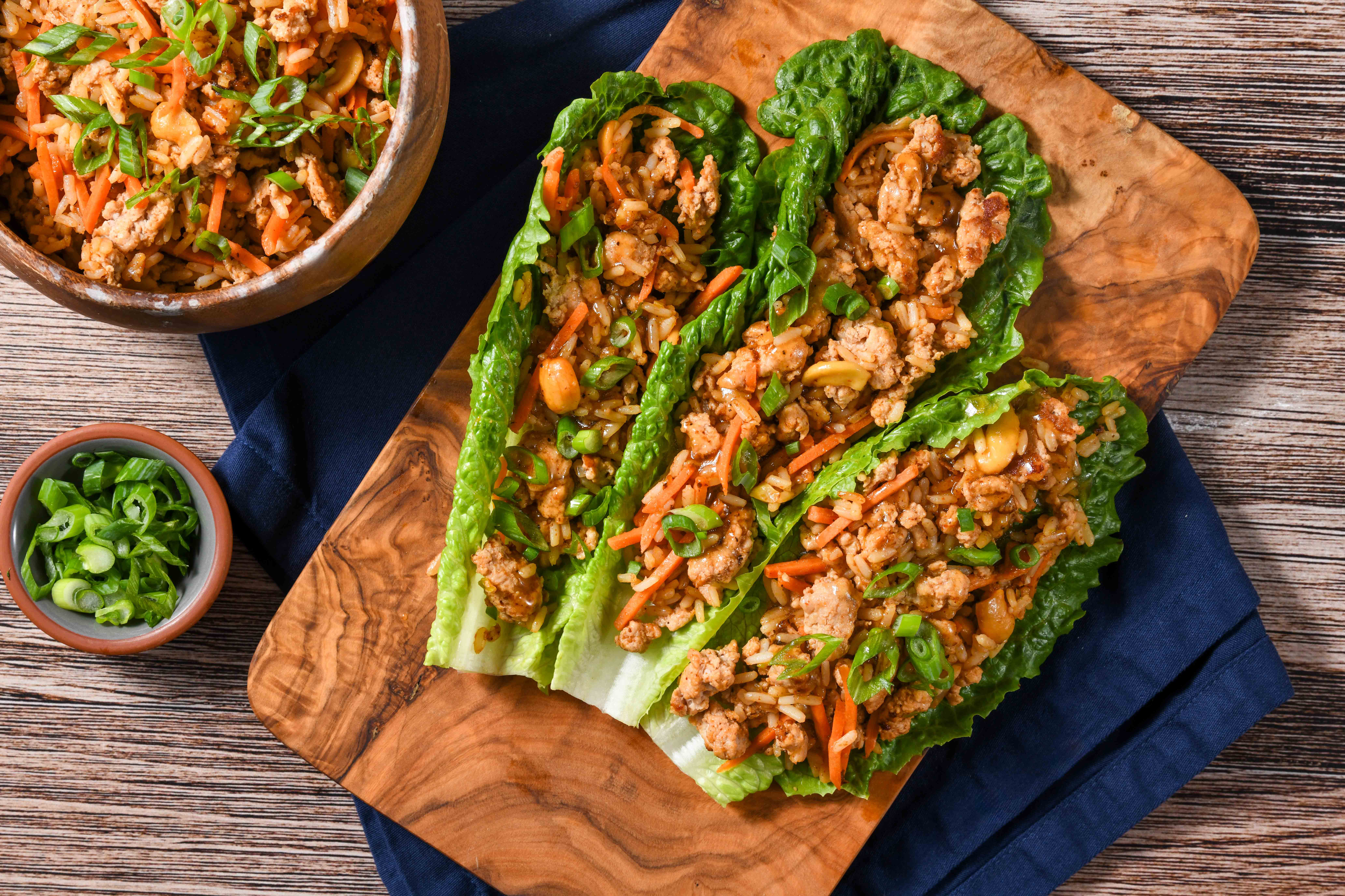 Larb-Style Turkey Lettuce Cups Recipe - Home Chef