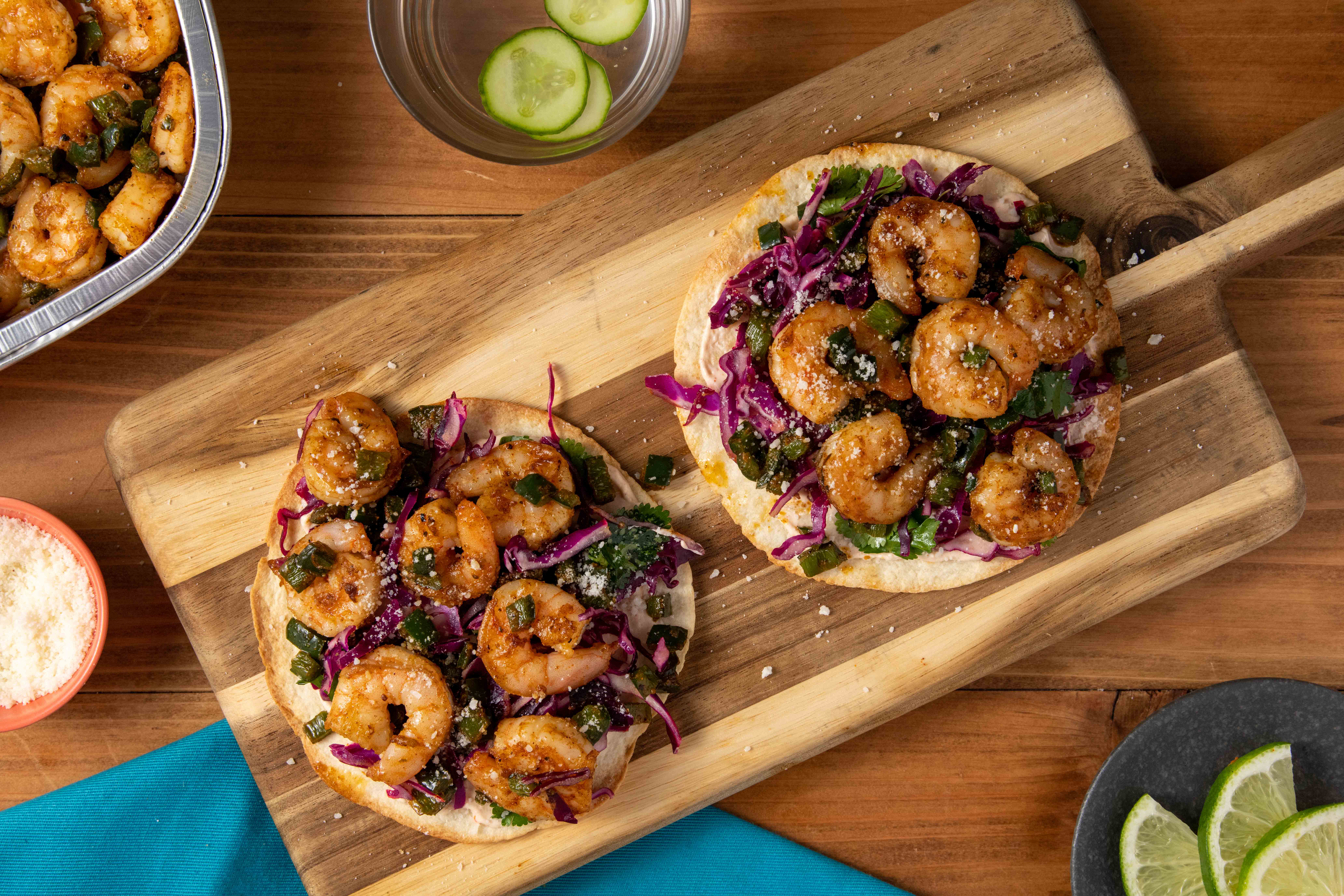 Feisty Shrimp Tostadas Recipe - Home Chef