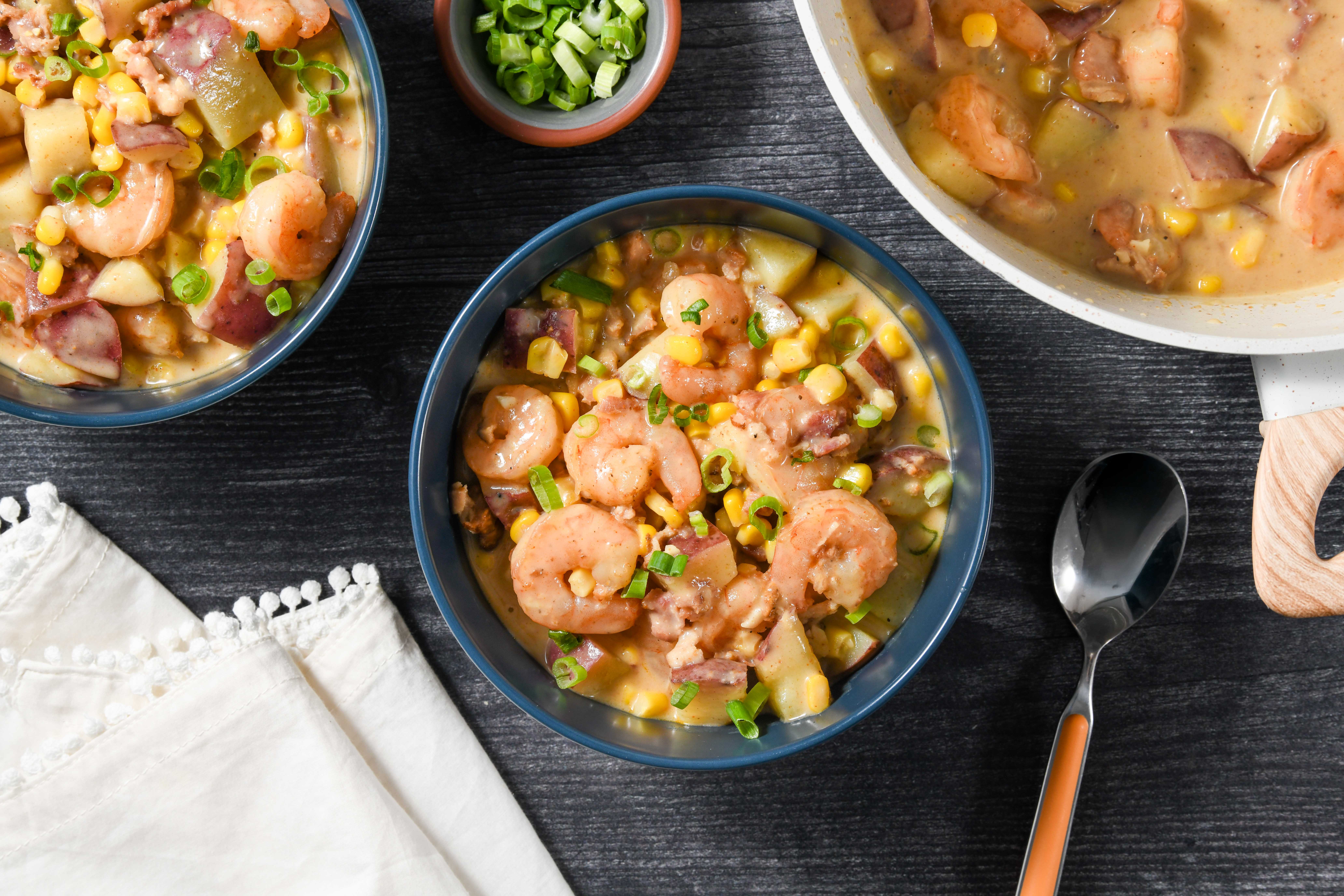 One-Pot Chesapeake Shrimp Chowder Recipe - Home Chef