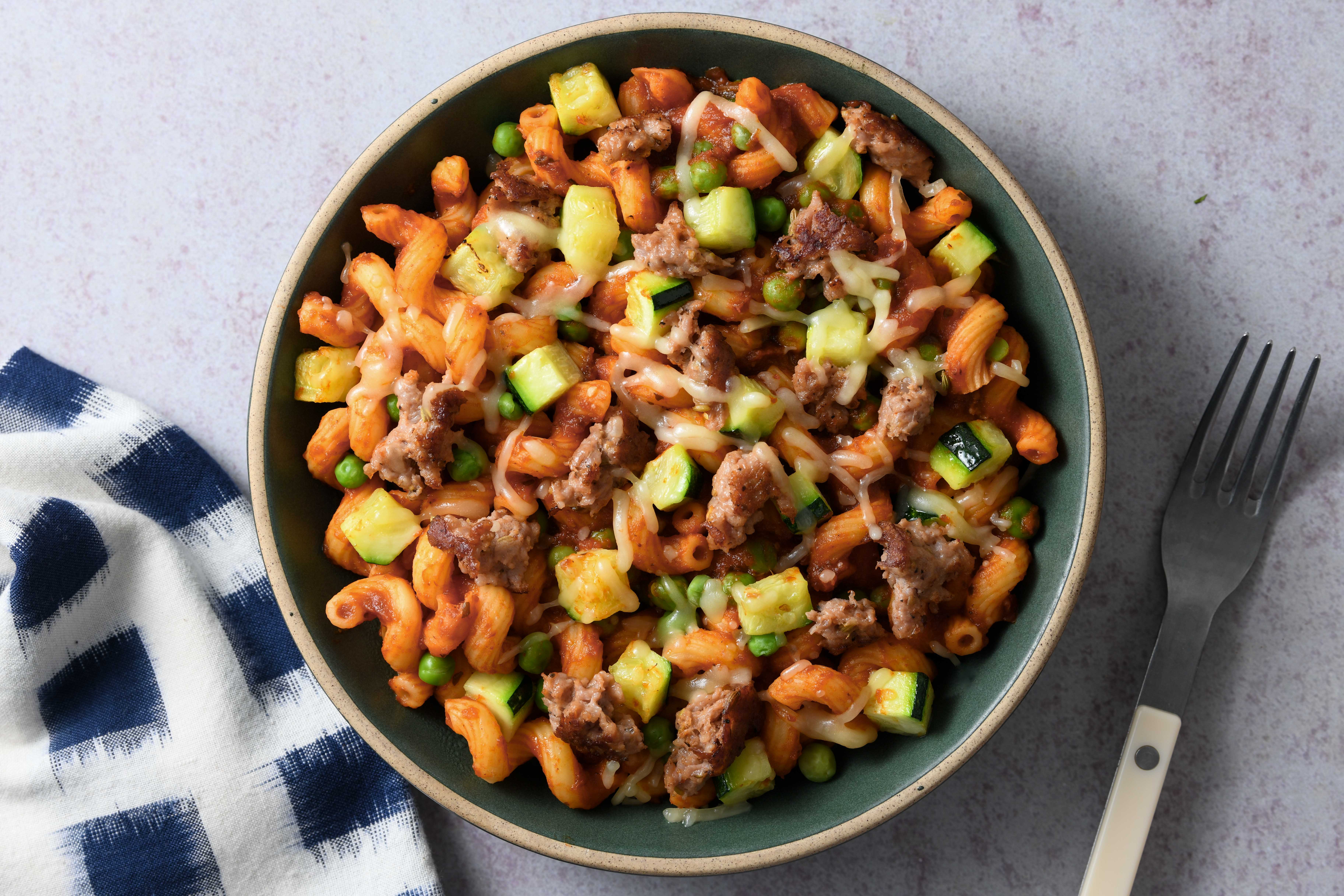 Cavatappi and Italian Sausage Bolognese Recipe - Home Chef