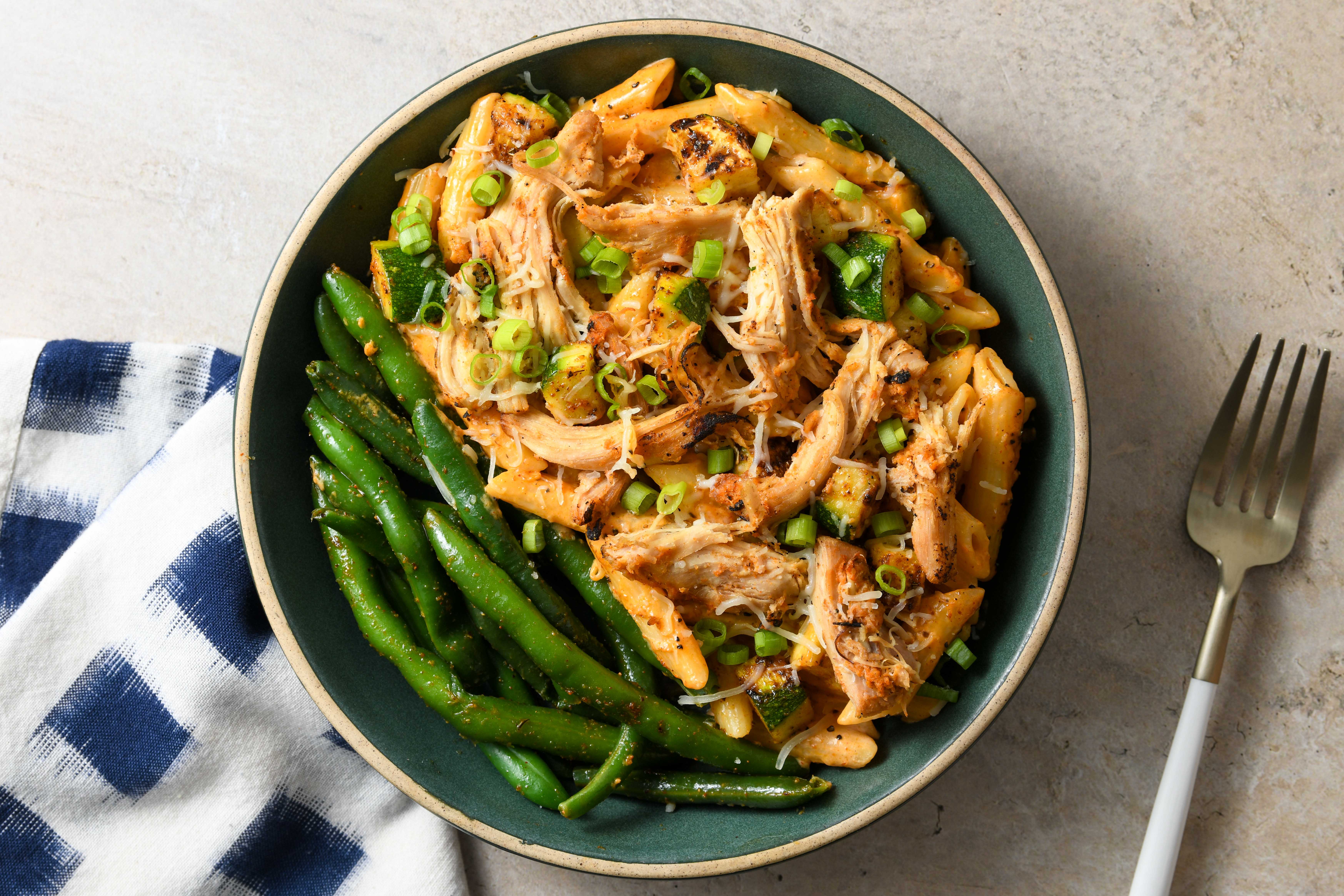 Fiery Cajun Pasta and Chicken Thighs Recipe - Tempo