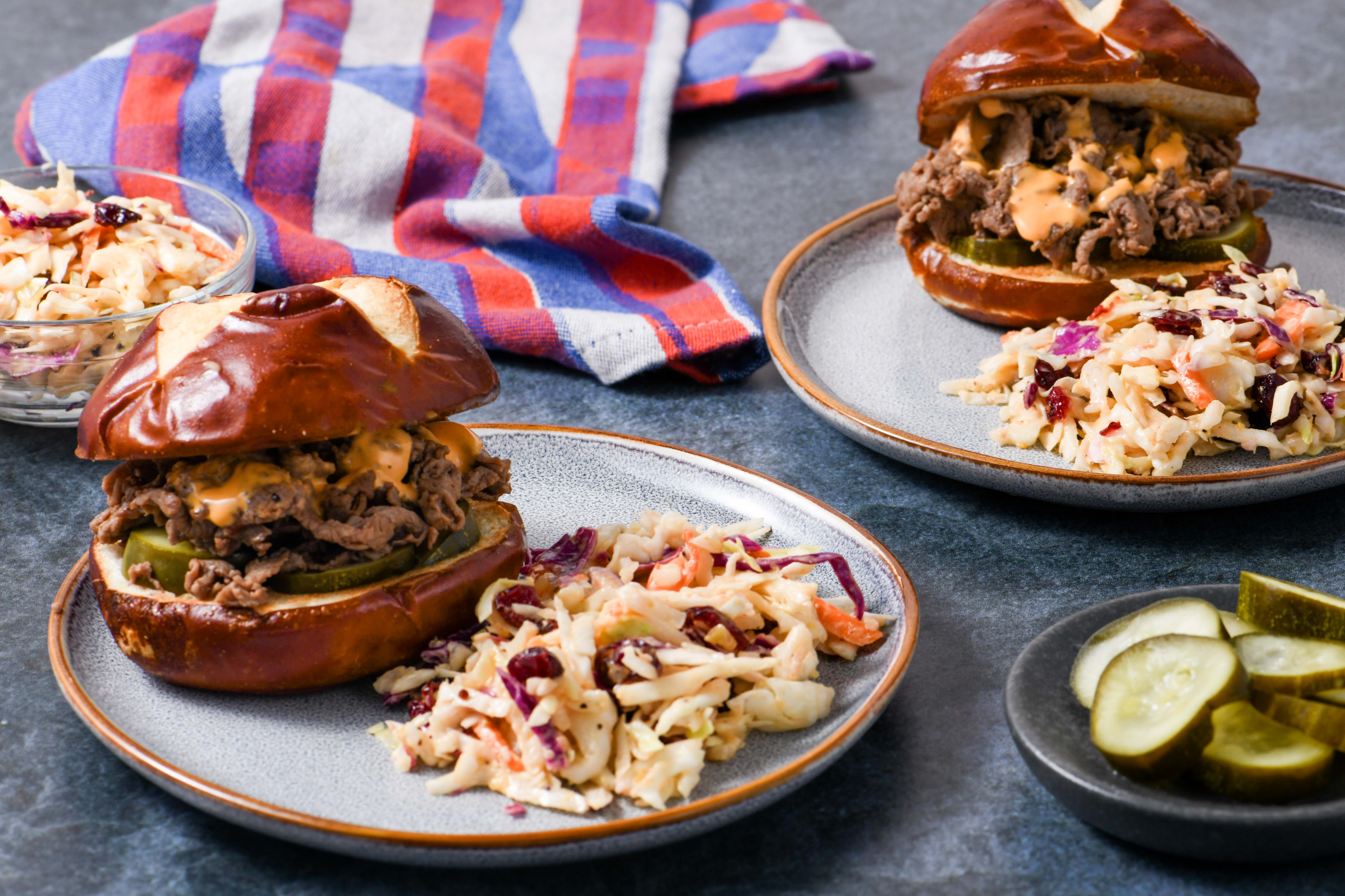 Sweet ‘N’ Spicy Beef Sando Recipe - Home Chef