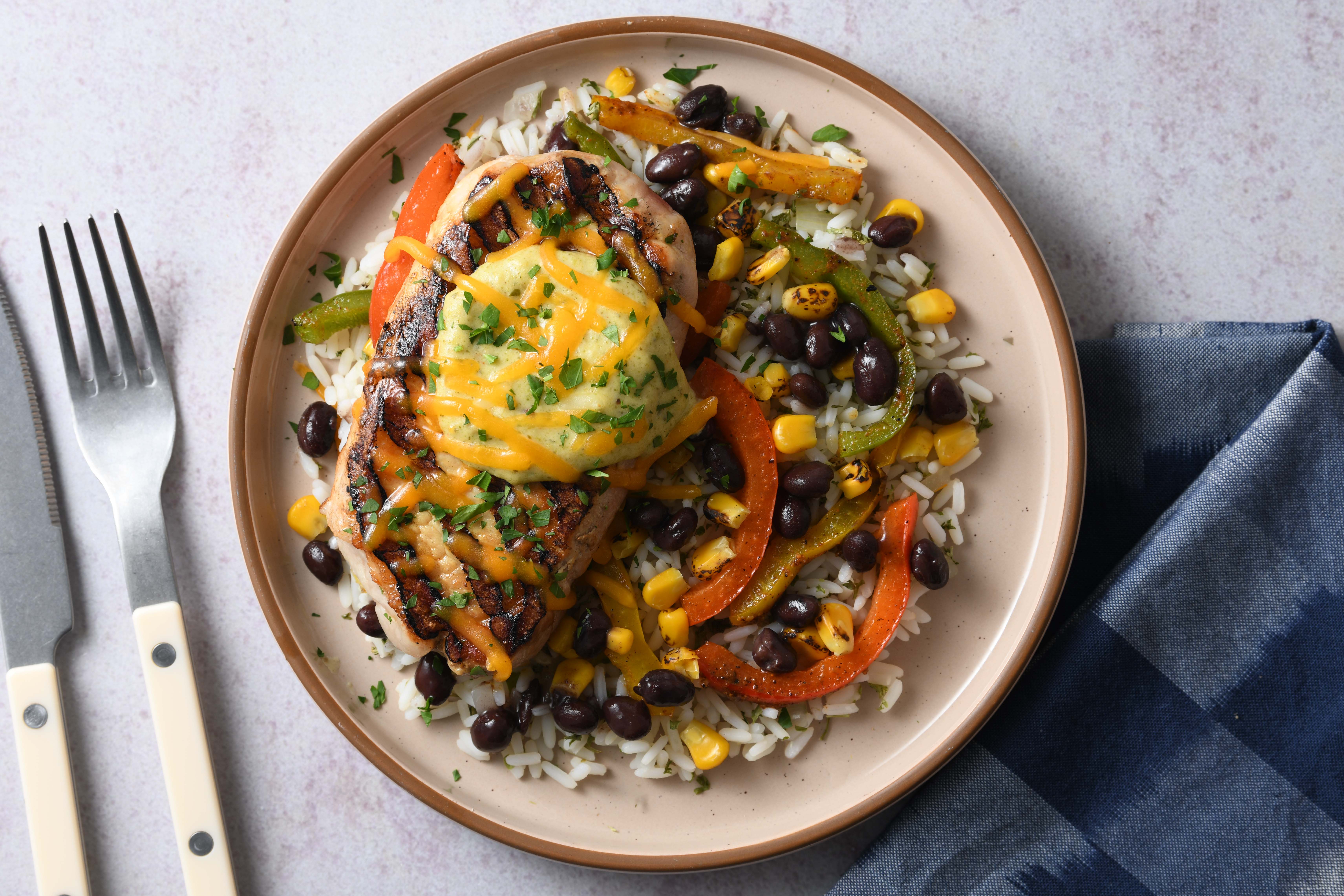 Creamy Poblano Pork Chop Recipe - Tempo