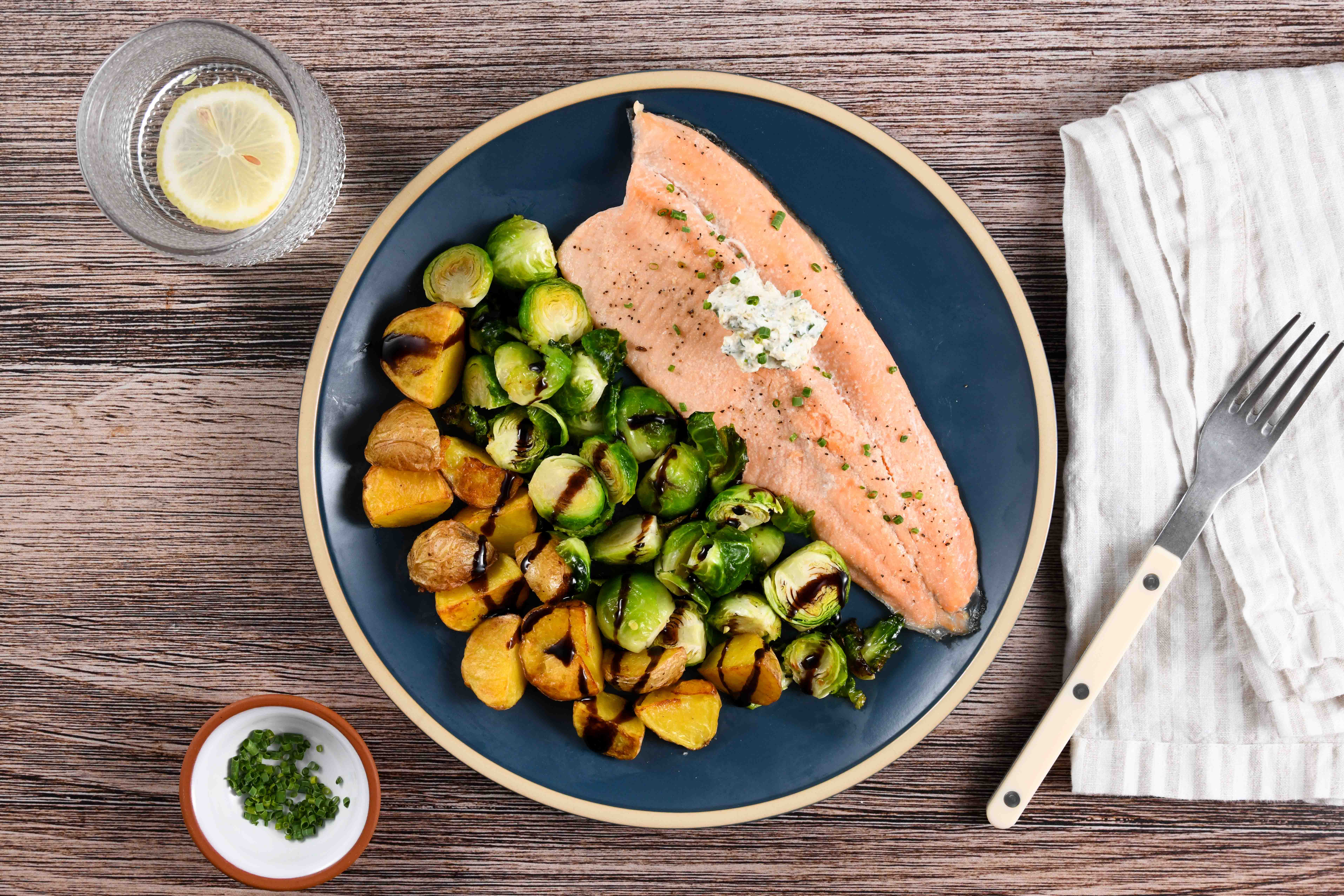 Trout and Chive Crema Recipe - Home Chef