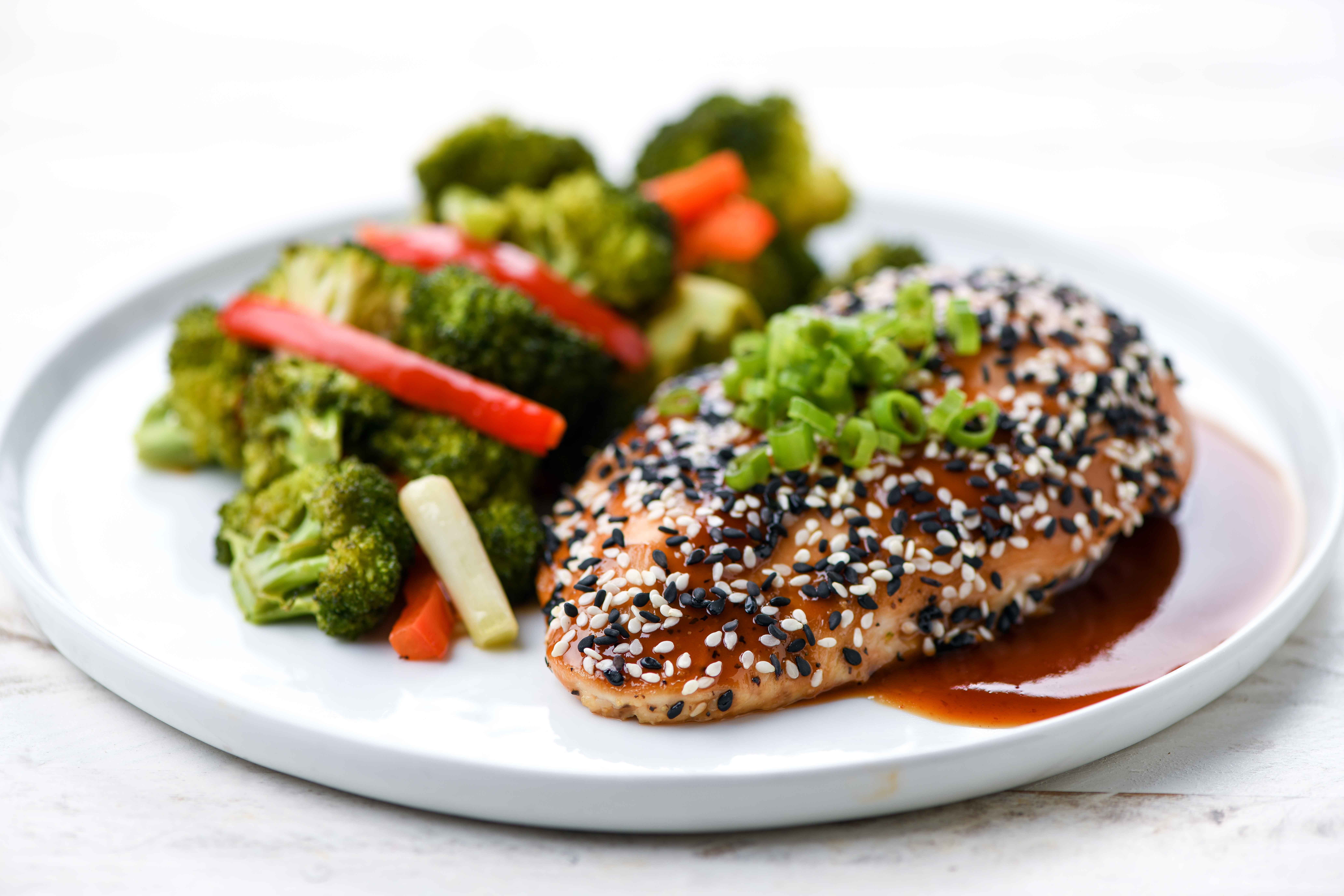 One-Sheet Sesame-Crusted Chicken Recipe - Home Chef