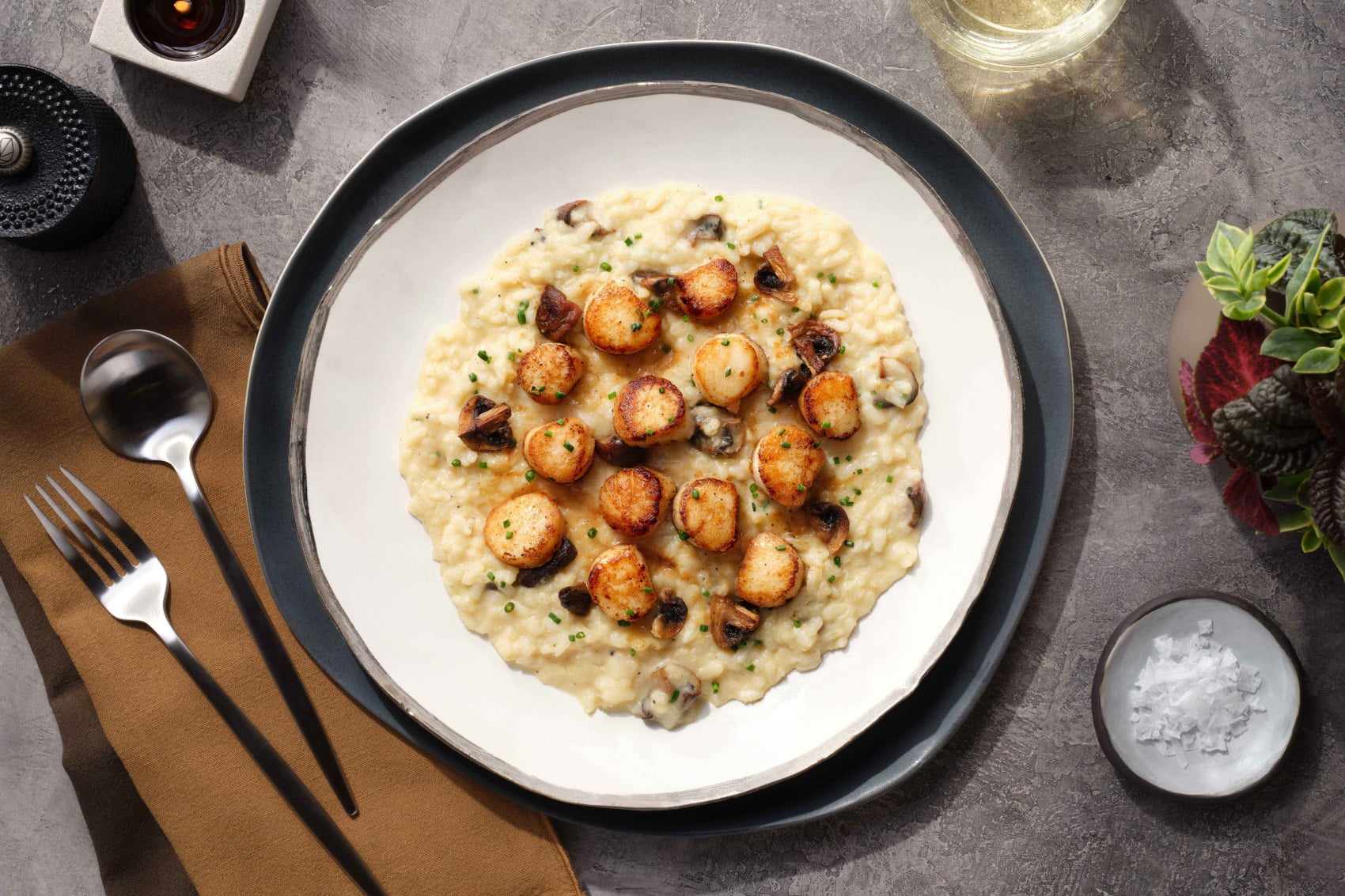 Ramsay’s Brilliant Truffle Scallop Risotto Recipe - Home Chef