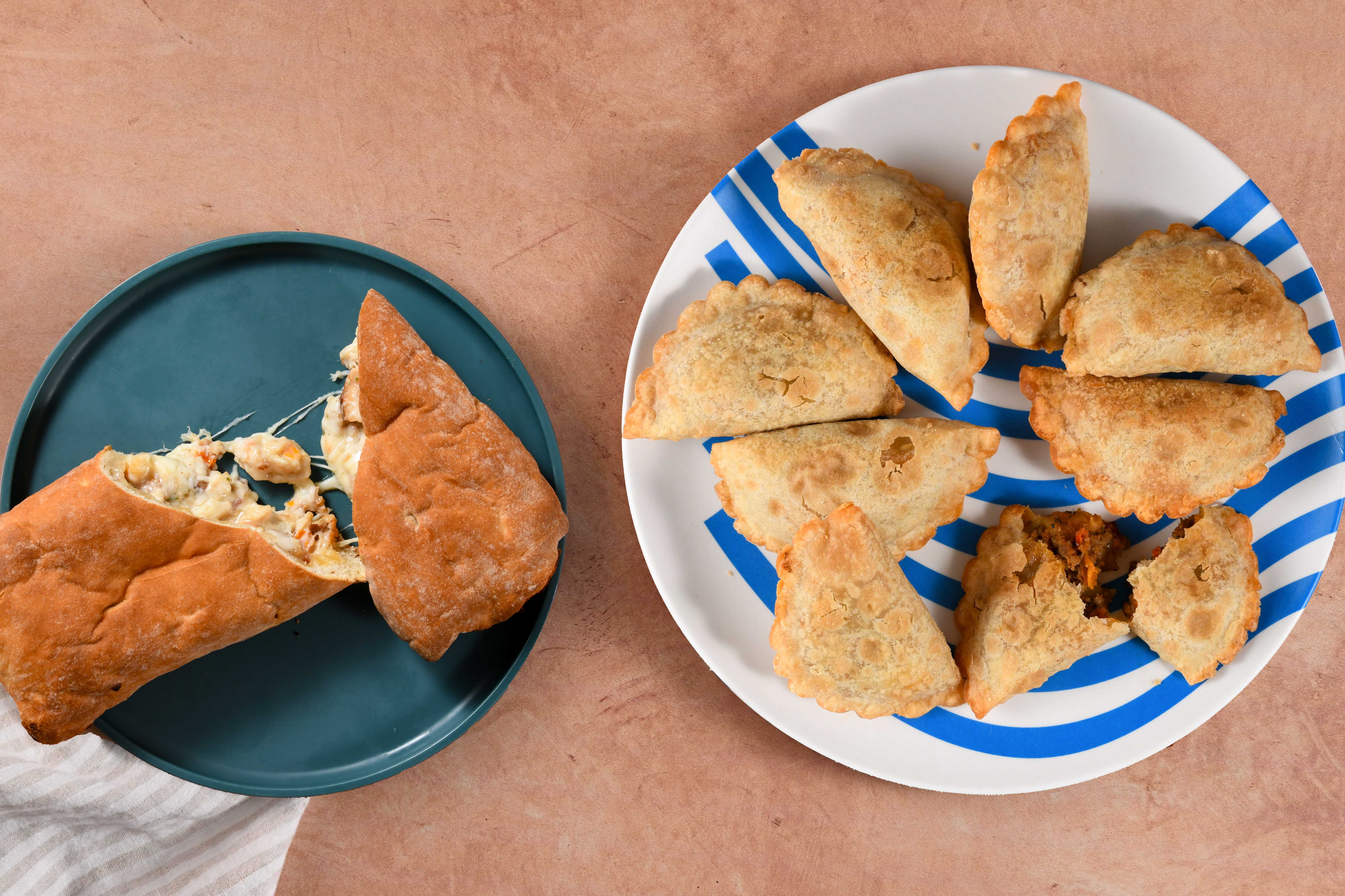 Chicken Bacon Ranch Calzone & Beef & Vegetable Empanadas Recipe - Home Chef