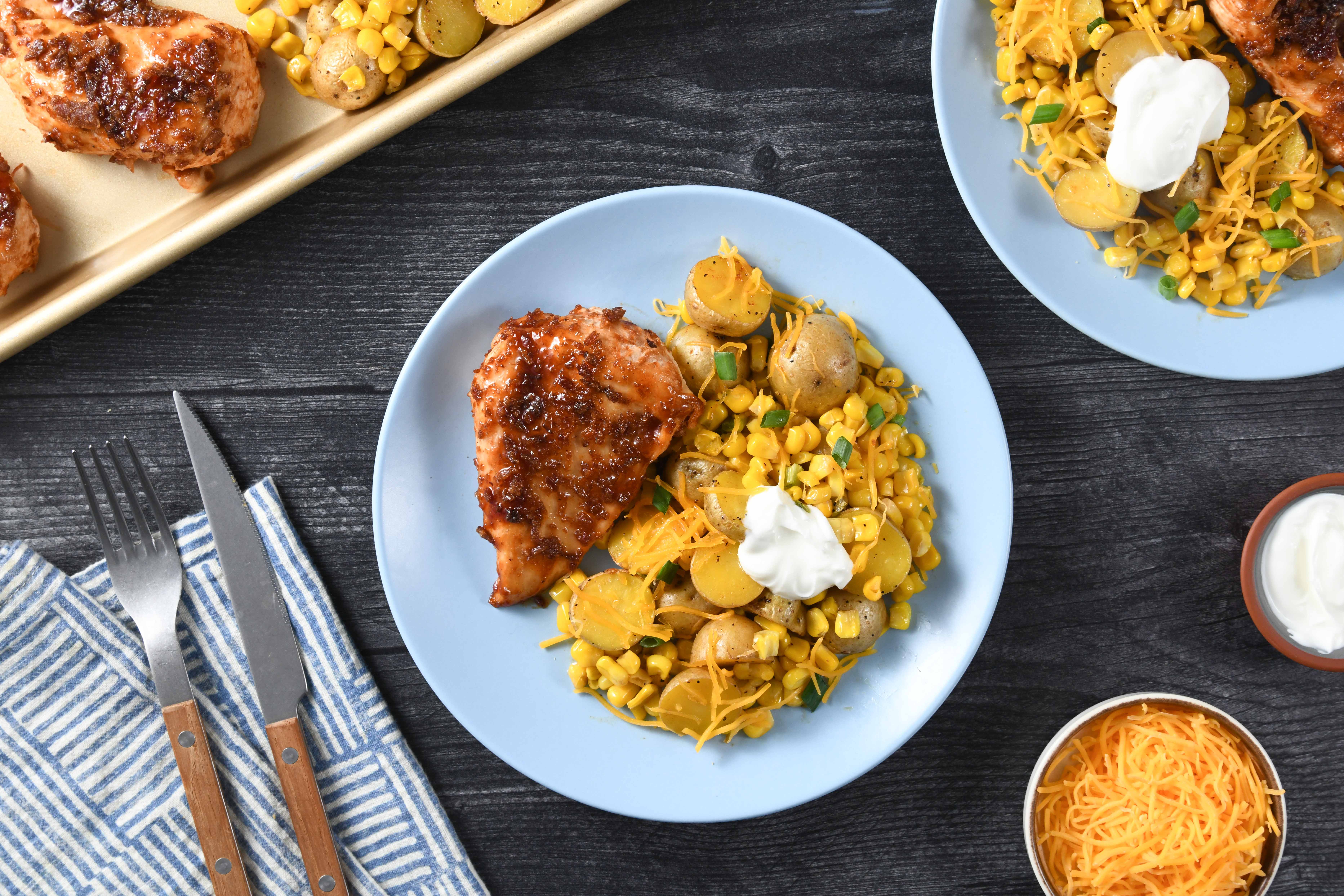 One-Sheet BBQ Bacon Chicken Recipe - Home Chef