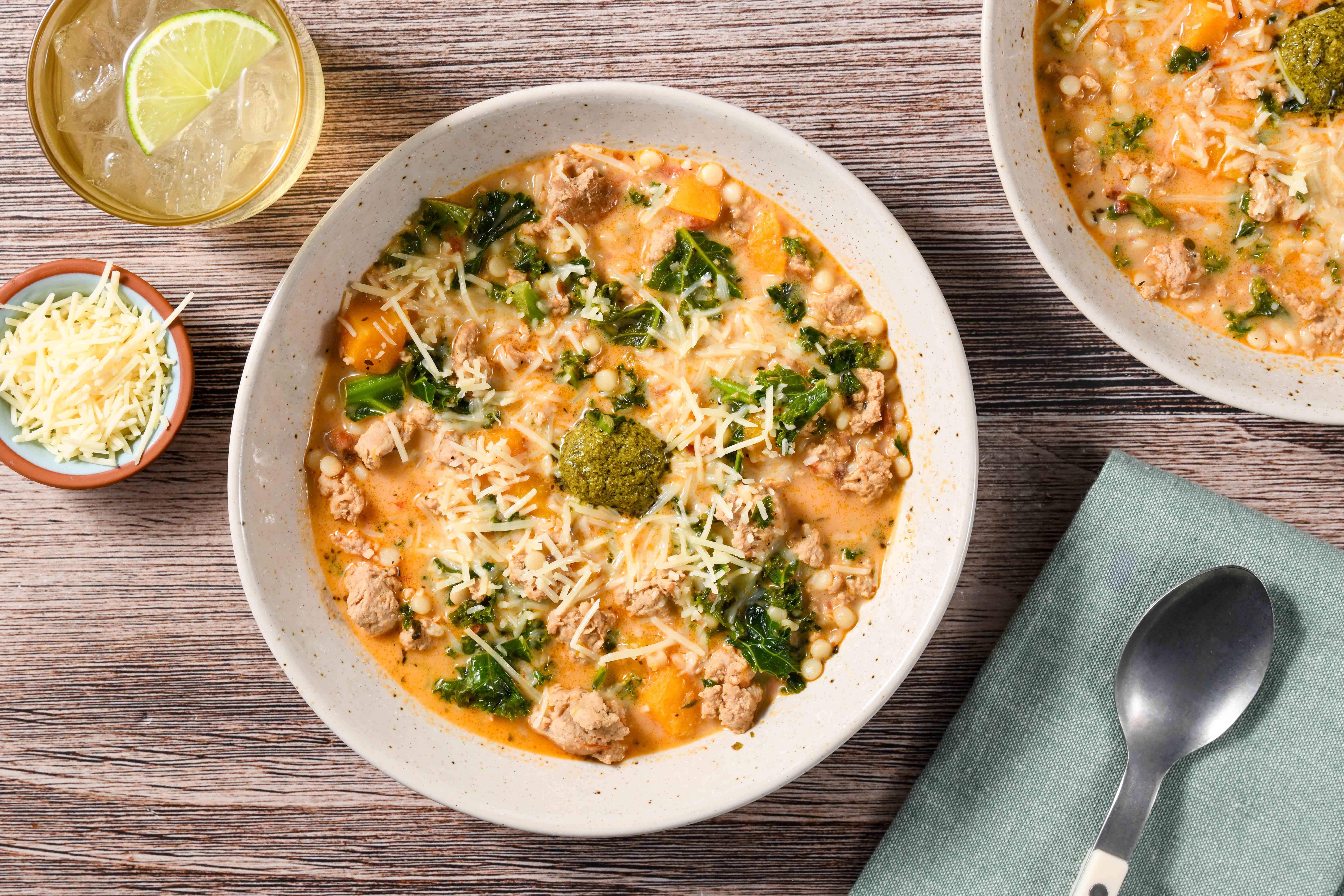 Creamy Couscous Turkey Soup Recipe - Home Chef