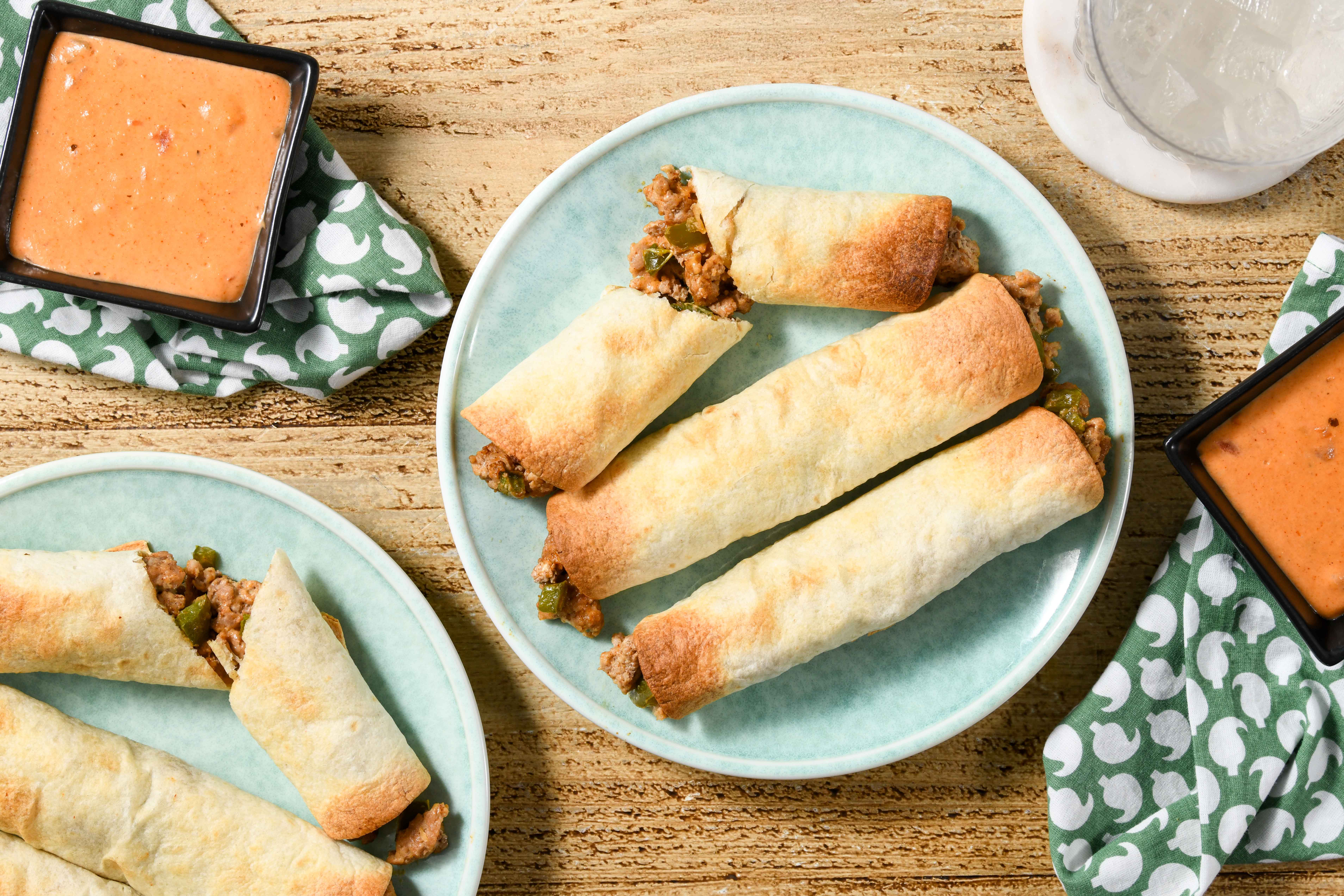 Feisty Pork ‘N’ Pepper Flautas Recipe - Home Chef