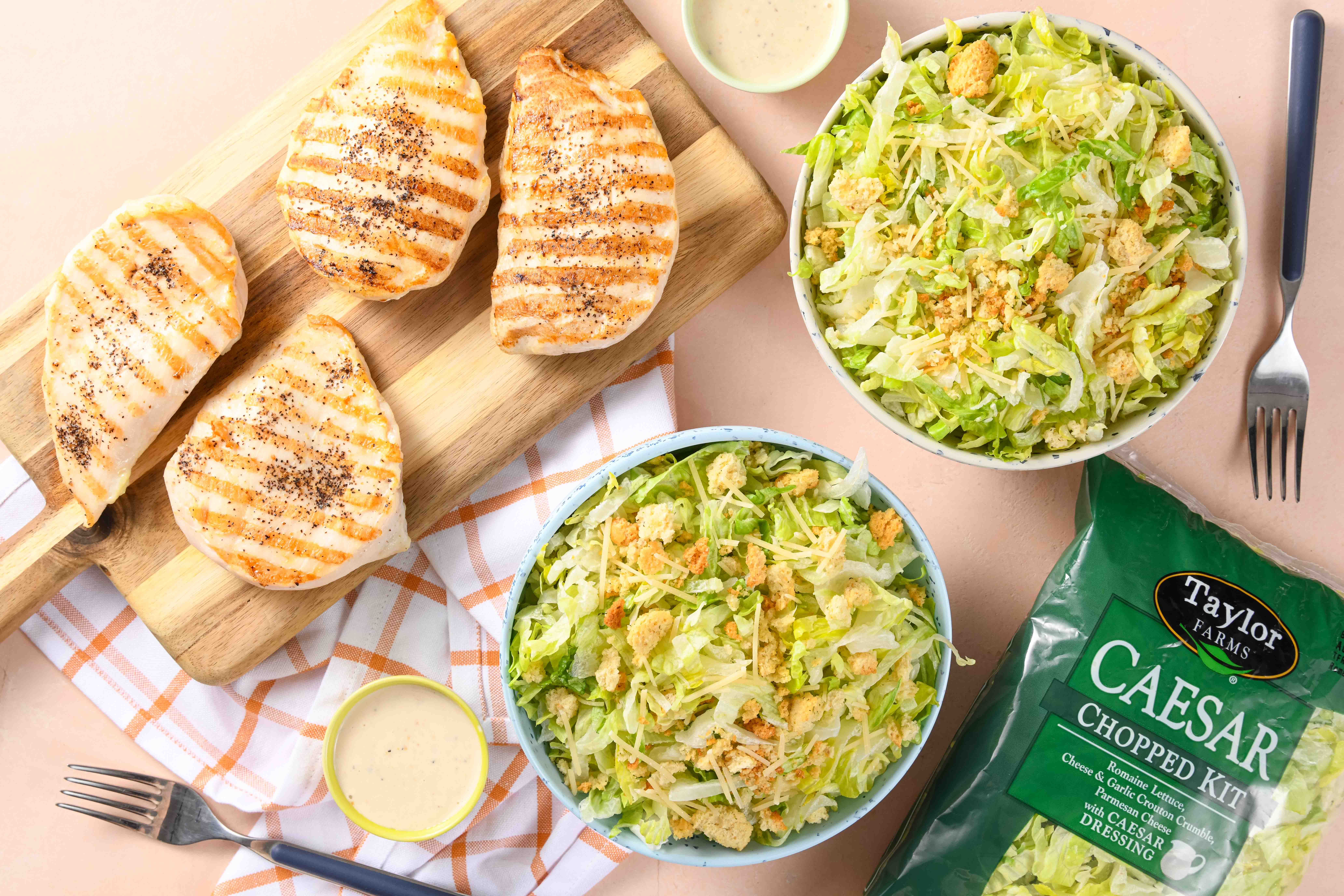 Caesar Chopped Salad & Chicken Cutlets Recipe - Home Chef