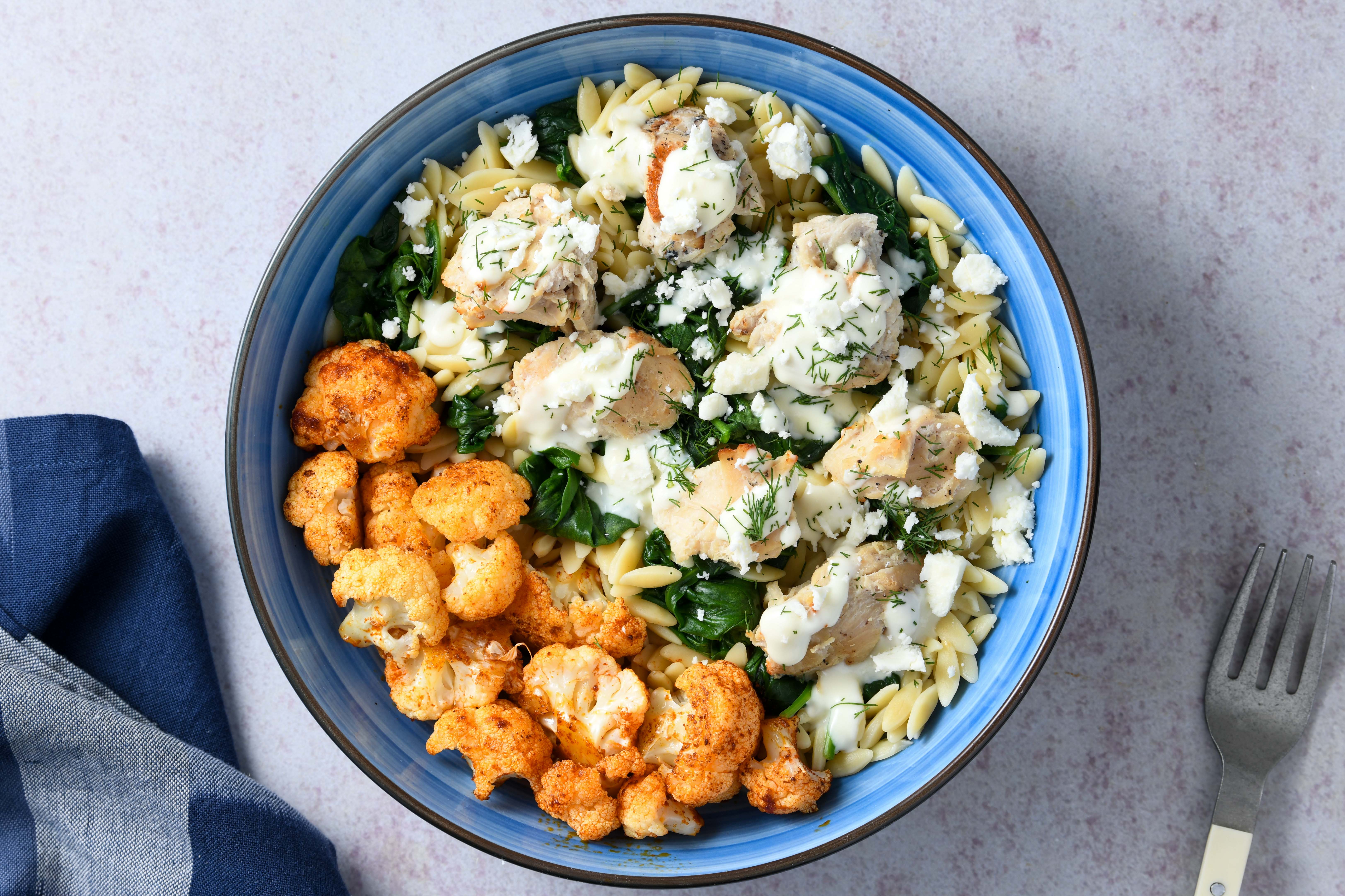 Spinach and Feta Diced Chicken Recipe - Tempo
