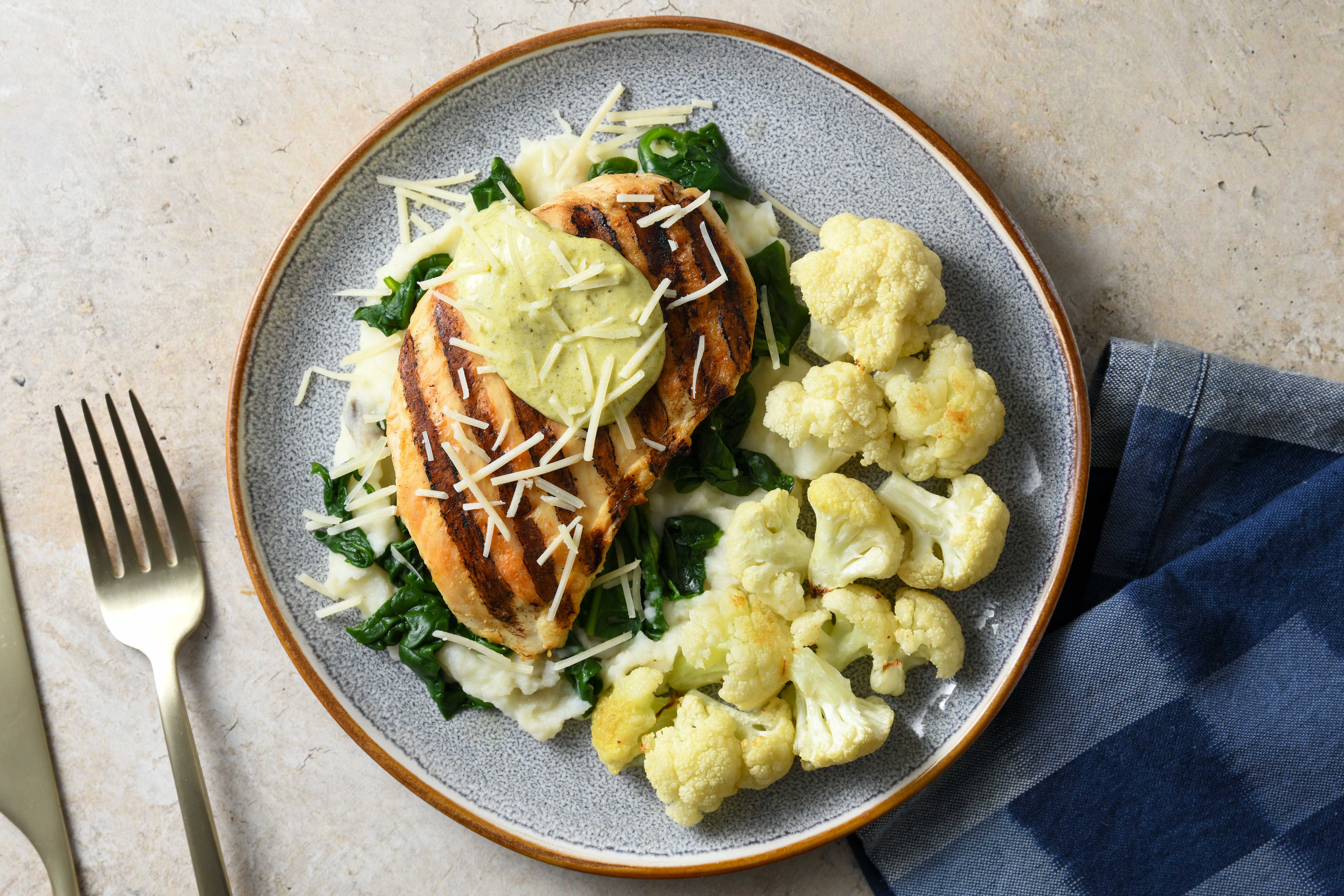 Asiago and Basil Pesto Chicken Recipe - Tempo